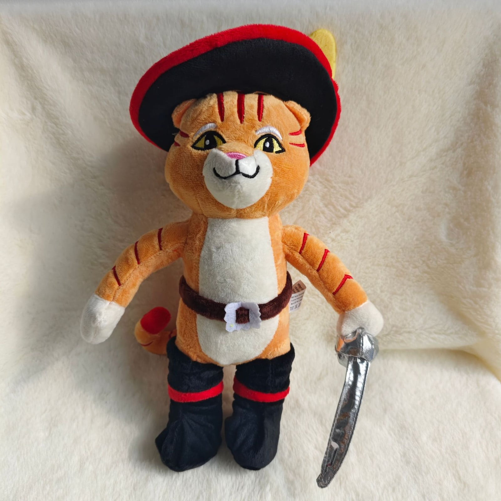 DJKDJL Puss in Boots Plush PUSS Cat Toy, Soft Puss in Boots Stuffed ...