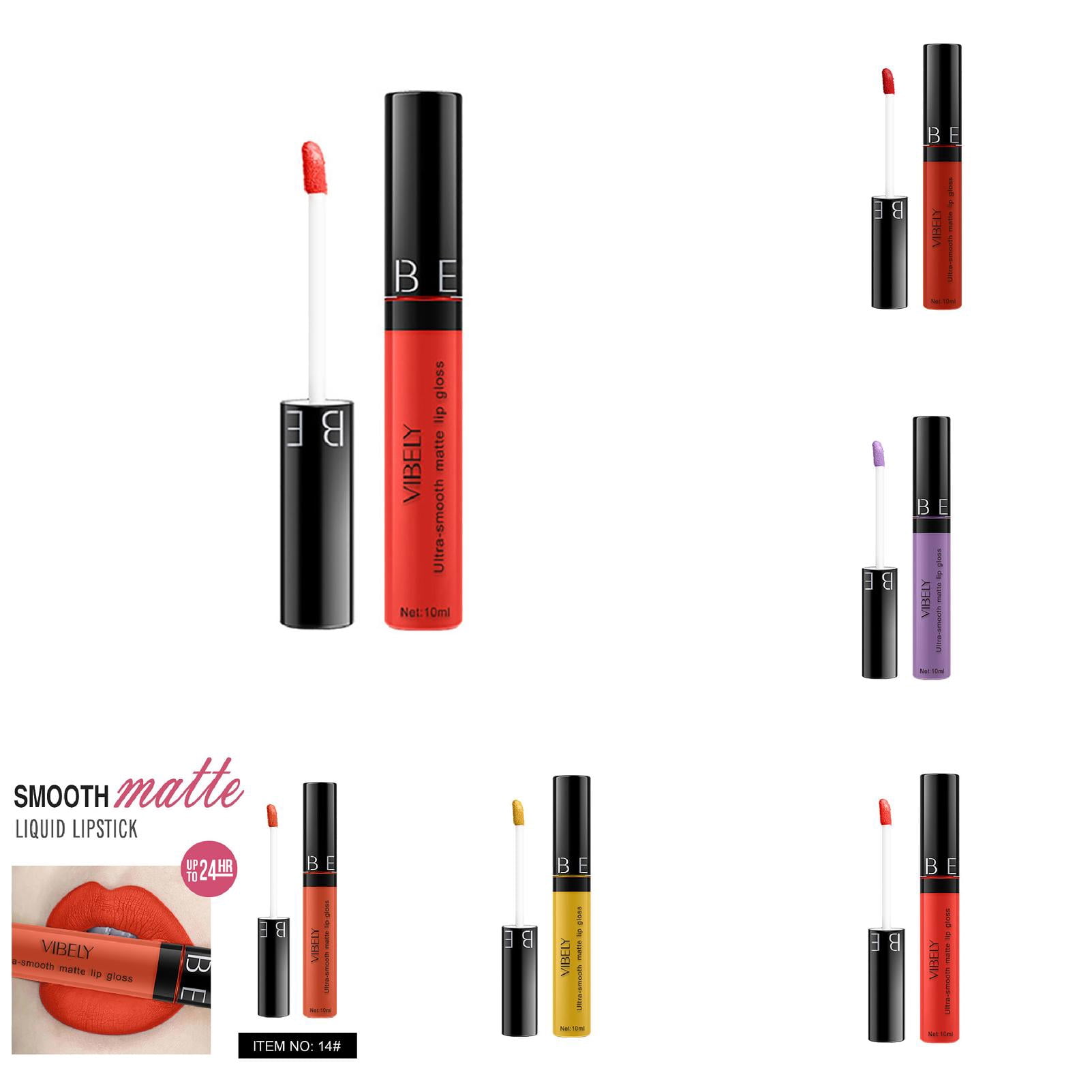 DJKDJL Red Brick Matte Red Velvet Lipstick - Non-Sticky, Long-Lasting ...