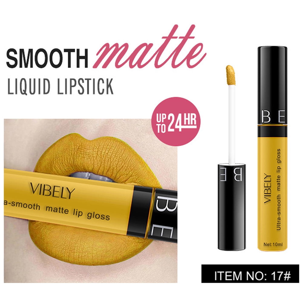 DJKDJL Red Brick Matte Red Velvet Lipstick - Non-Sticky, Long-Lasting ...