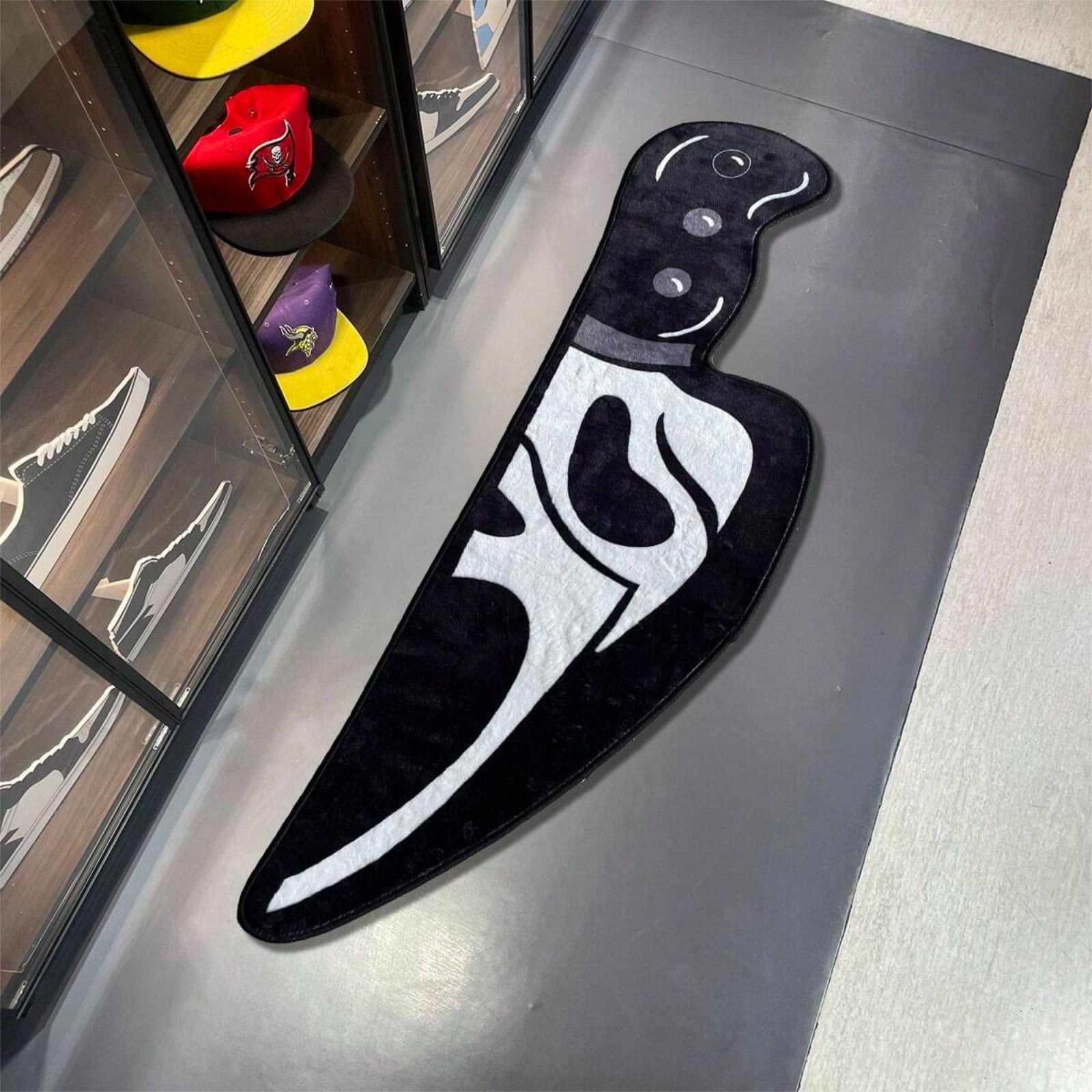 DJKDJL Weird Carpet Door Decor Mat Scream Bathroom Living Room Rug Area ...