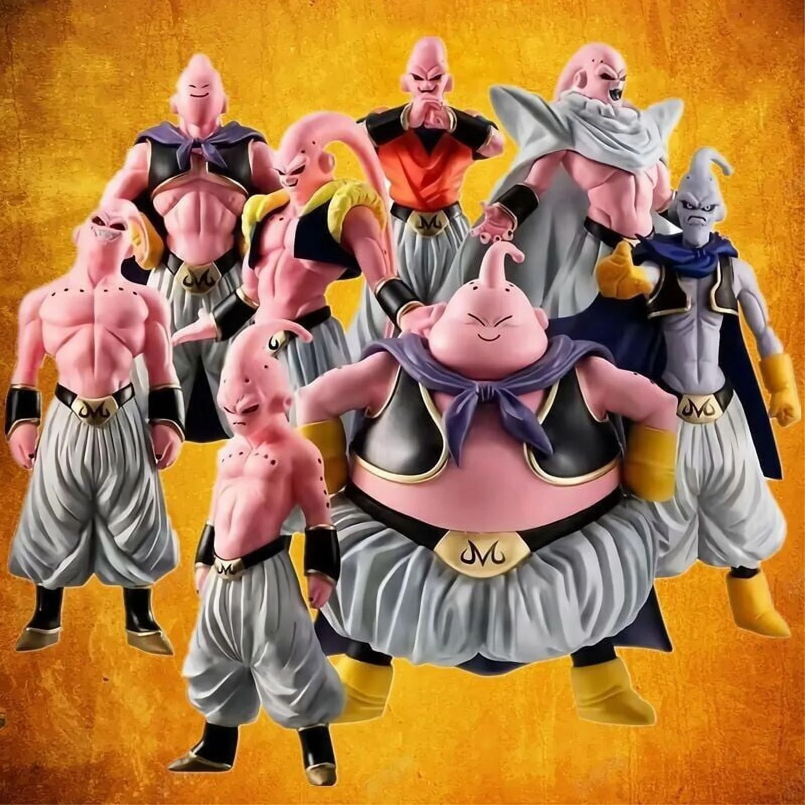 DJKDJL Set of 8 Dragon Ball Action Figures Majin Buu Legion, Unique Set ...