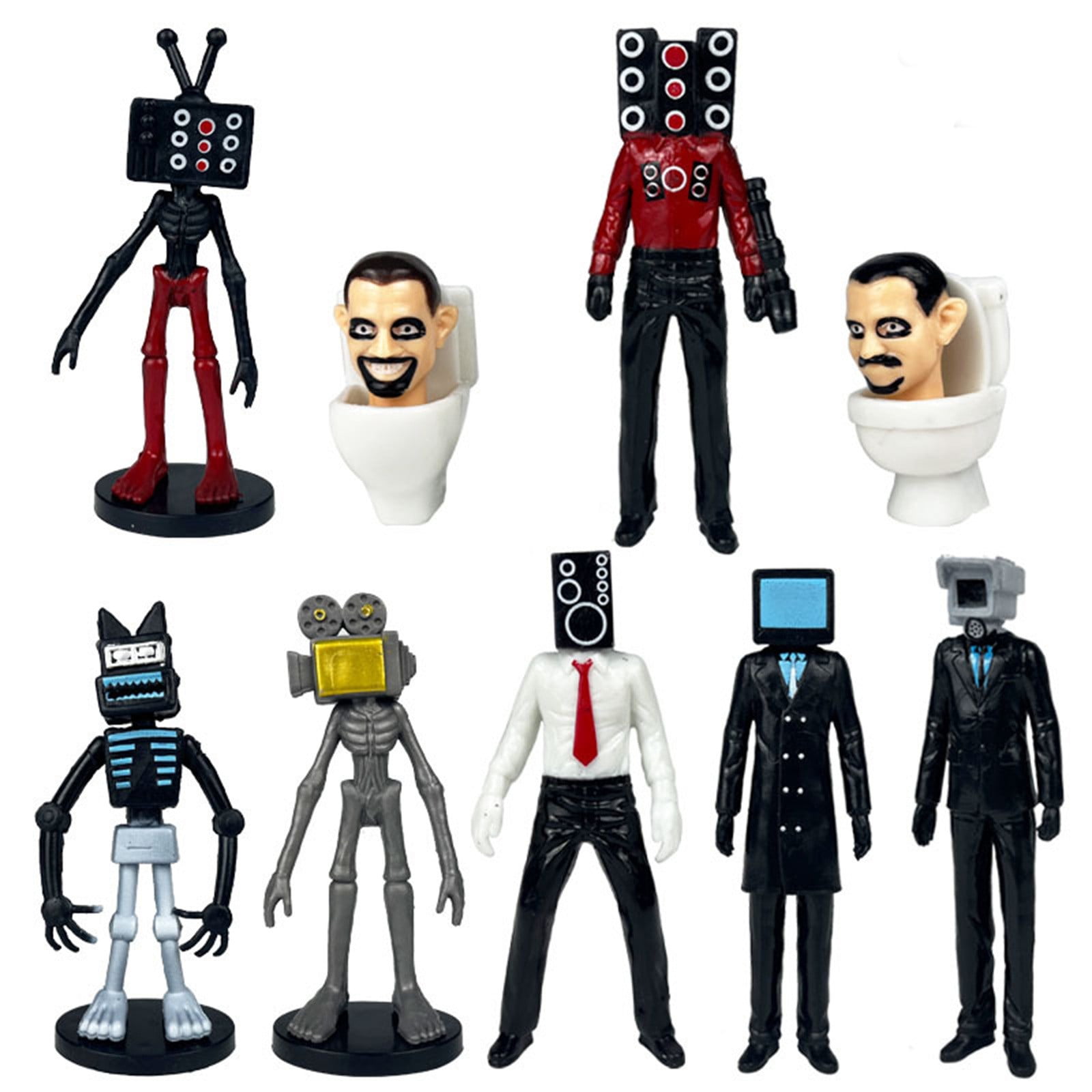 DJKDJL Skibidi Toilet‌ Action Figures Small Dolls Garage Kit Ornaments ...
