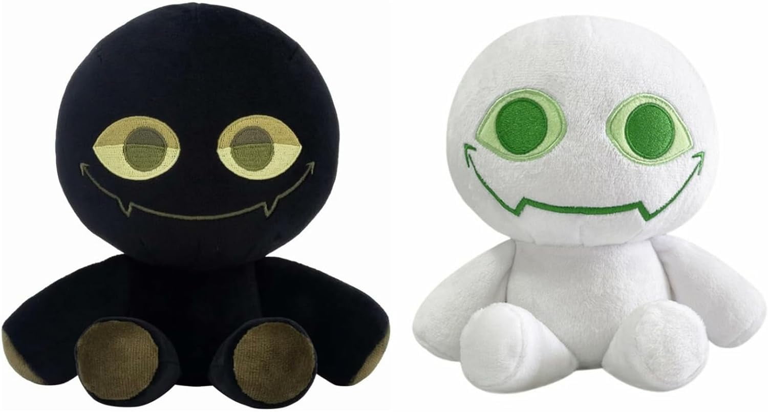 DJKDJL Slap Battles Bob Plush, 7.9" Slap Battles Bob Stuffed Animal Plushie White and Black ...