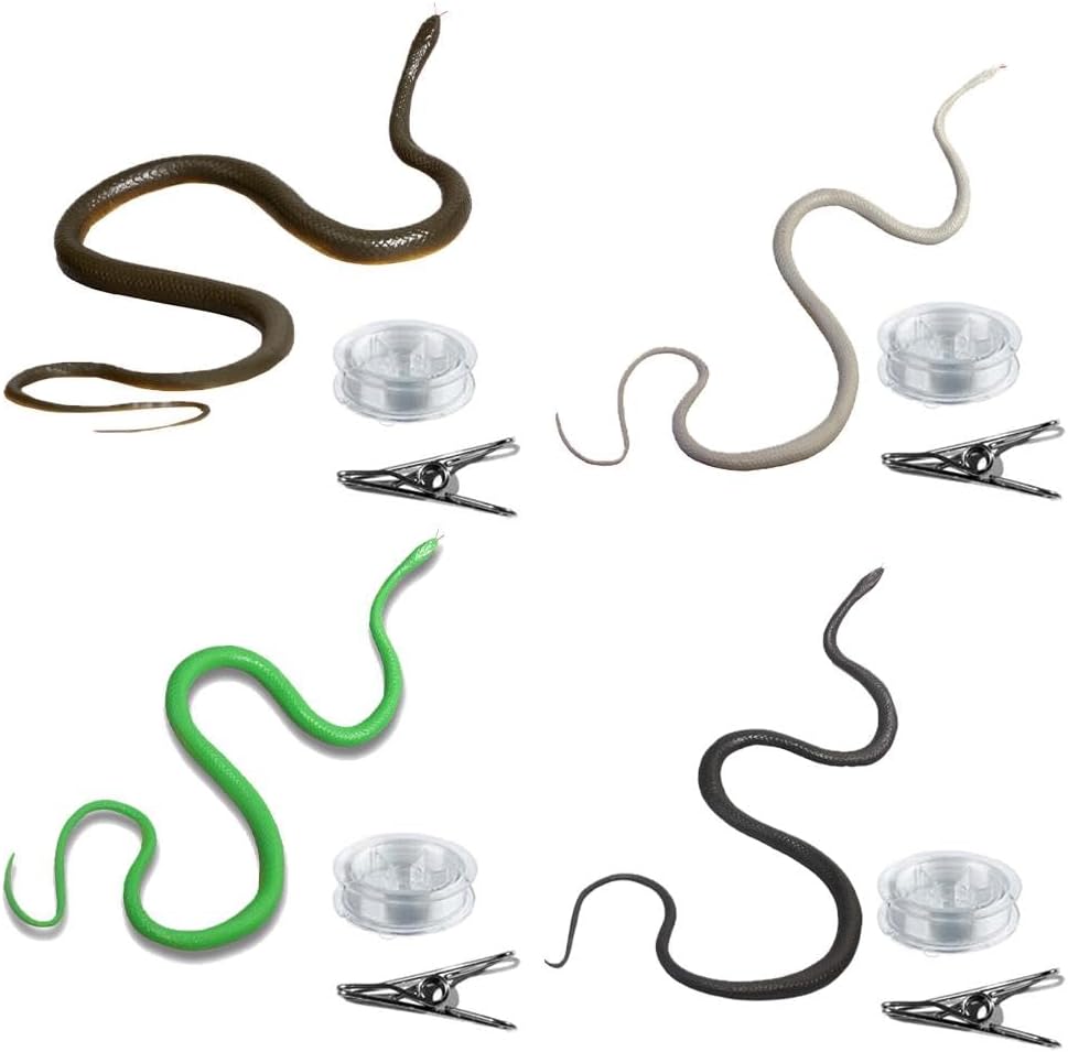DJKDJL Snake Prank with String Clip,Golf Snake Prank with String and ...