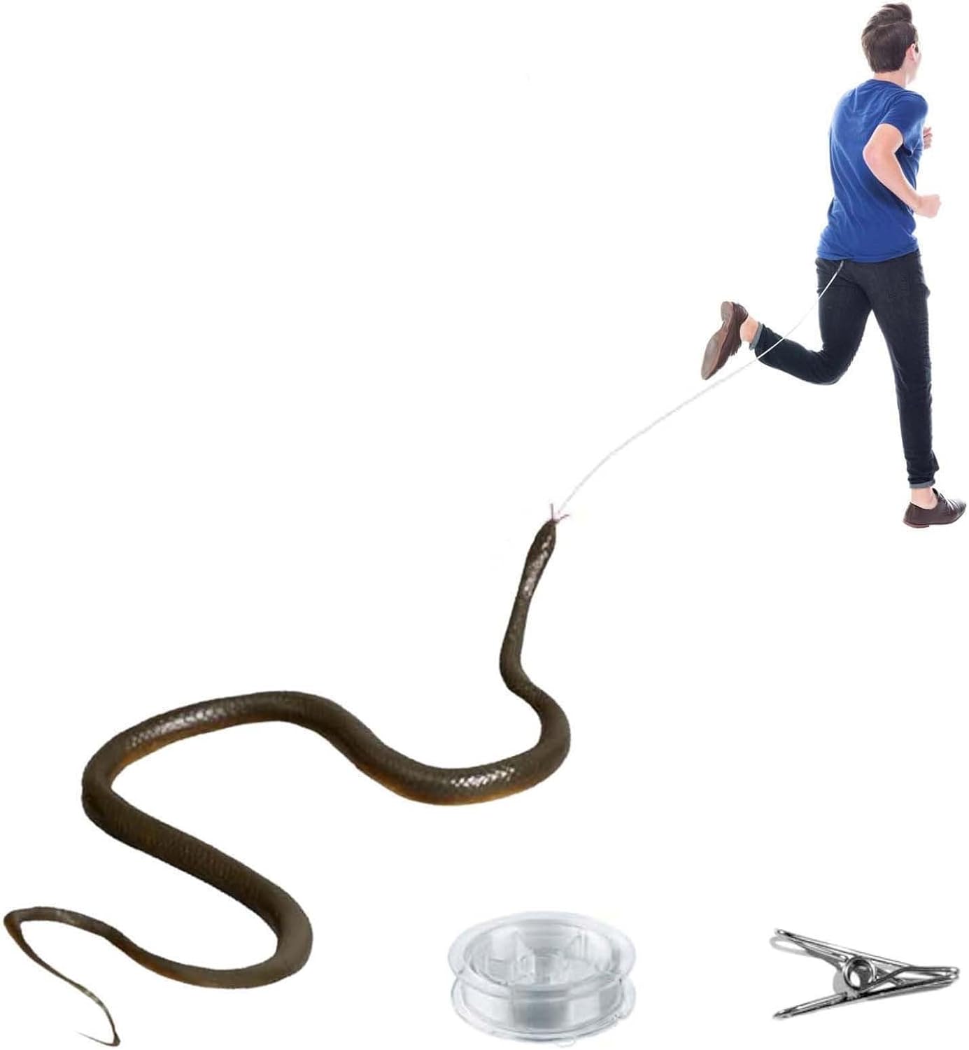 DJKDJL Golf Snake Prank, DIY Golf Snake Prank with String and Clip ...
