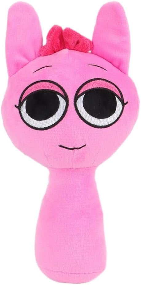 DJKDJL Sprunki Plush, 10" Cute Pink Pinki Plushies Toy for Fans Gift ...