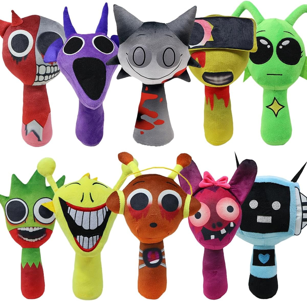 DJKDJL Sprunki Plush, Sprunki Game Plush,Sprunki Christmas Realistic ...