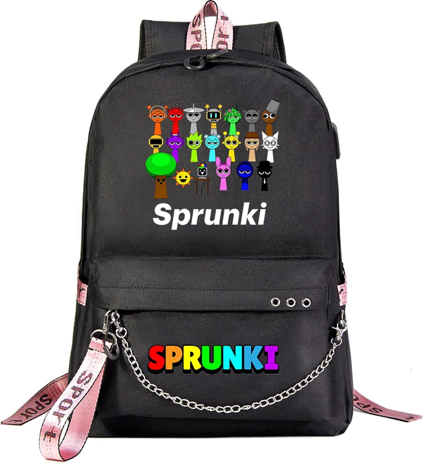 DJKDJL Sprunki School Backpack, Lightweight Sprunki Backpack Teens ...