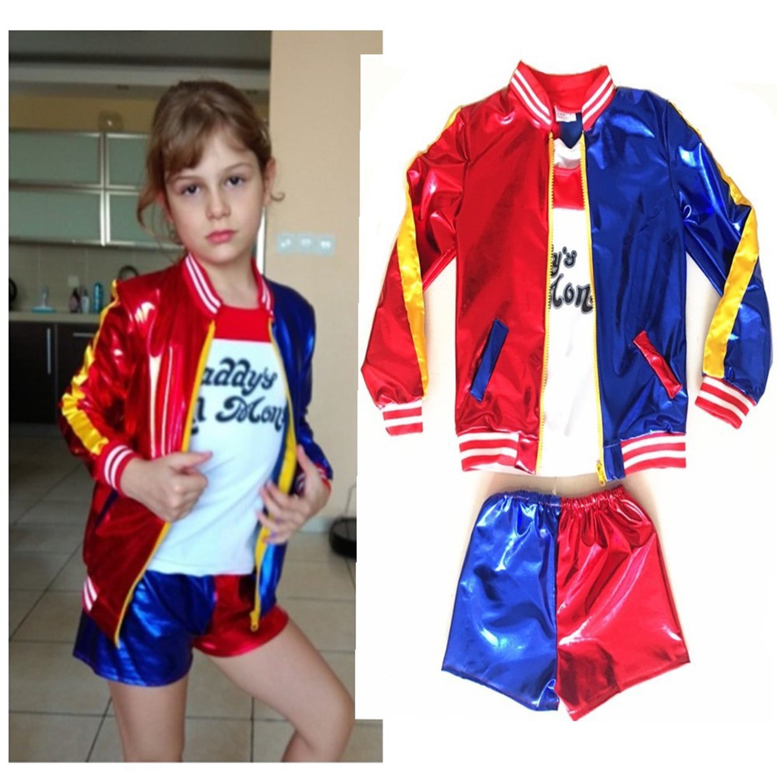 DJKDJL Suicide Squad Costume Dress Up Halloween Costumes Superhero ...