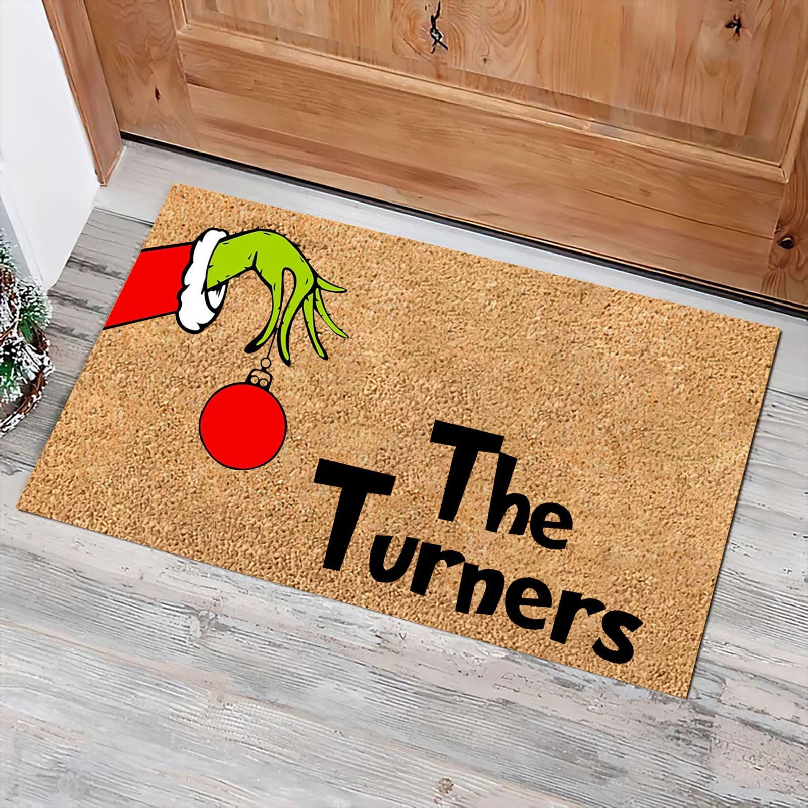 DJKDJL The Grinch Animation Doormat, Uniquely Designed Dacron Door Mat ...