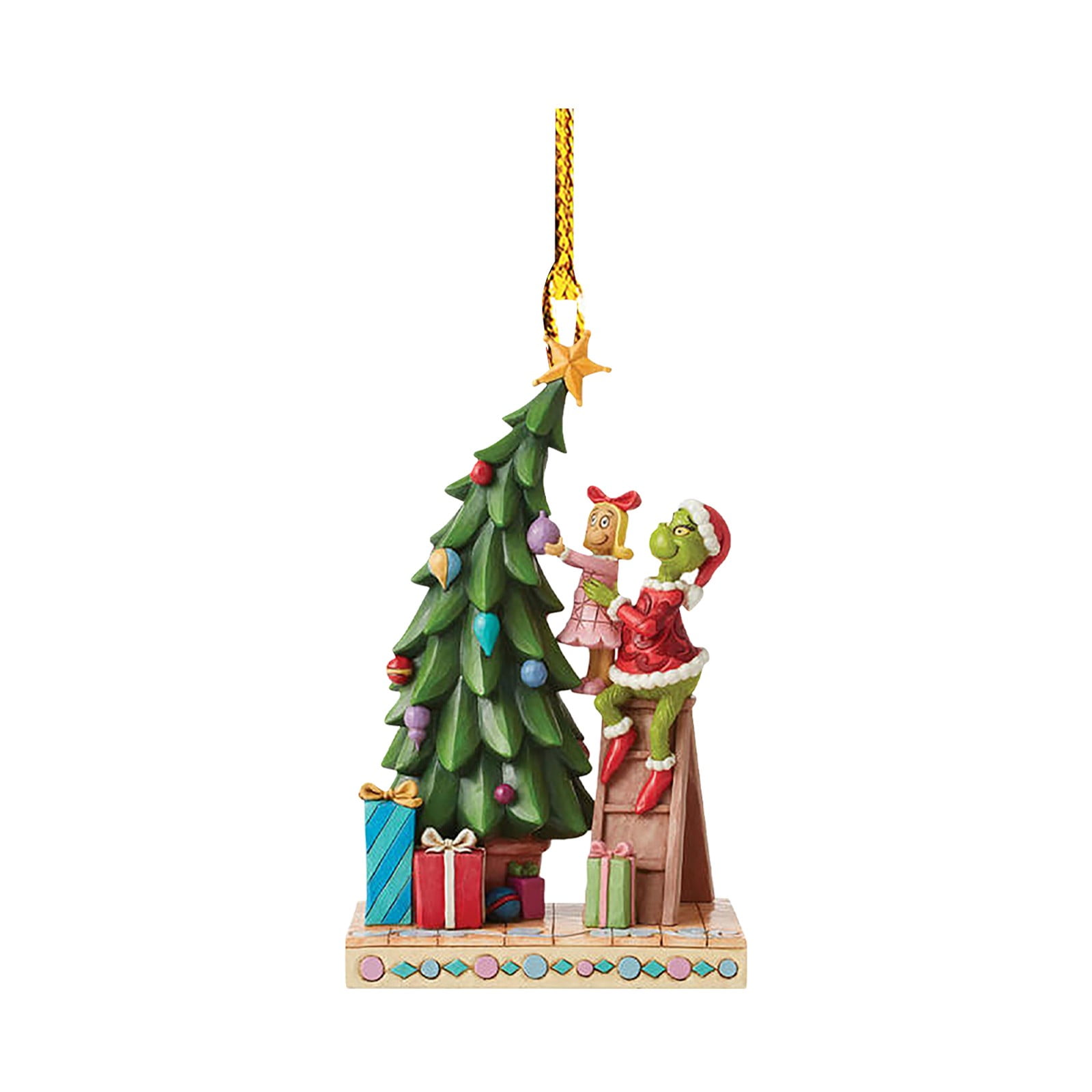 DJKDJL The Grinch Car Pendant Acrylic Hanging Sign (3.3*4.7 In ...