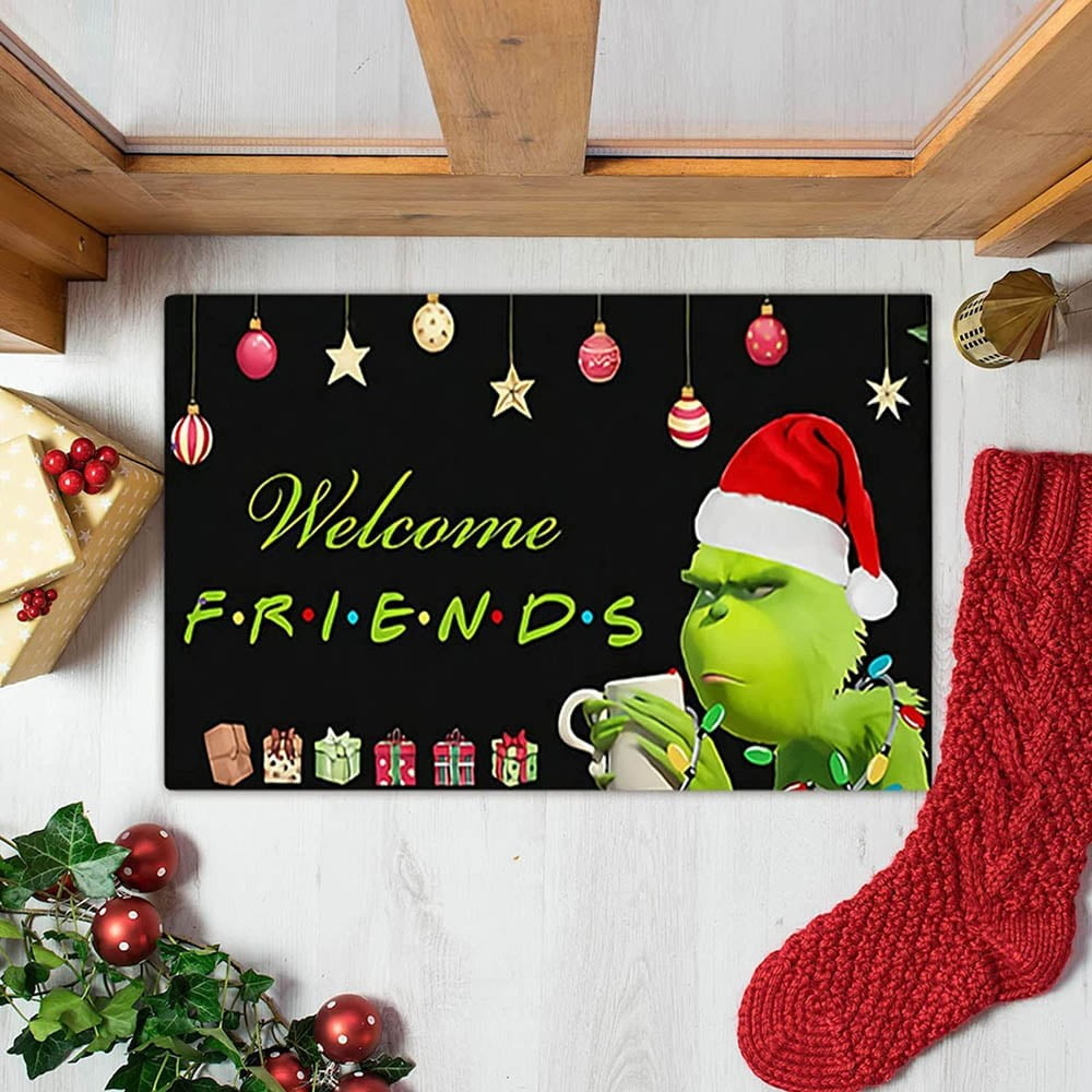 DJKDJL The Grinch Cartoon Door Mat, 15.75*23.62 In Movie Merch ...