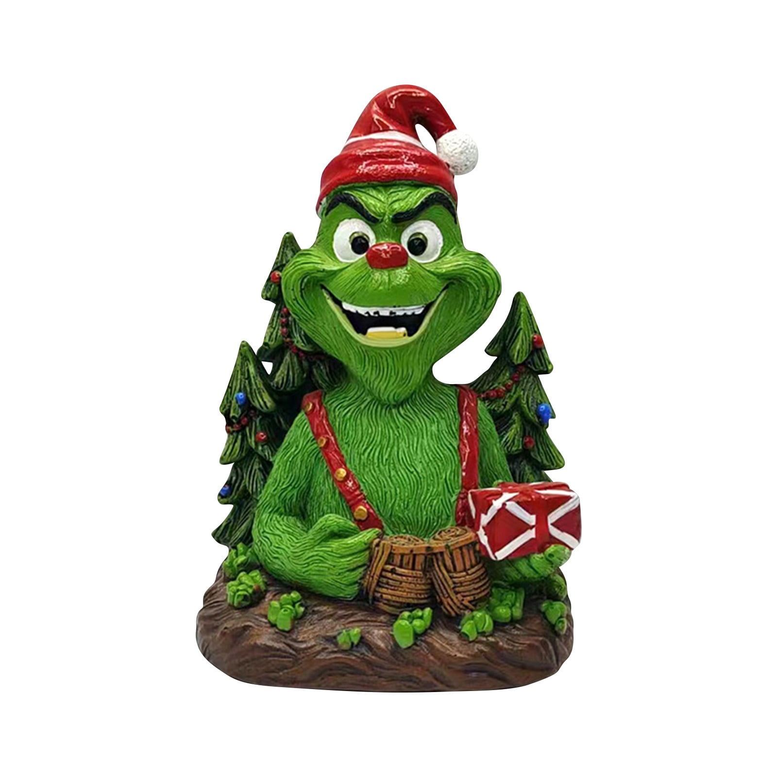 DJKDJL The Grinch Desktop Decor 5.1 In Realistic Grinch Resin Statue ...