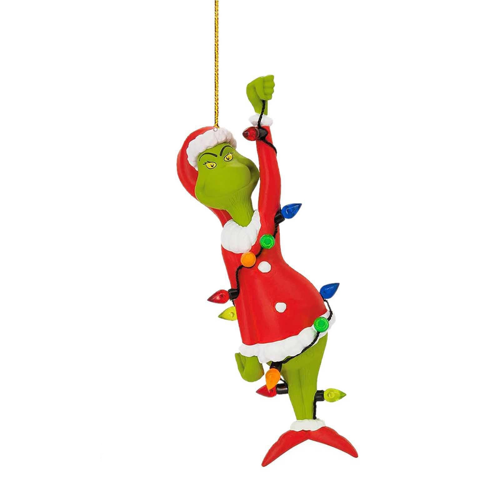 DJKDJL The Grinch Hanging Decor Indoor Decor, Evocative Winter Handing ...