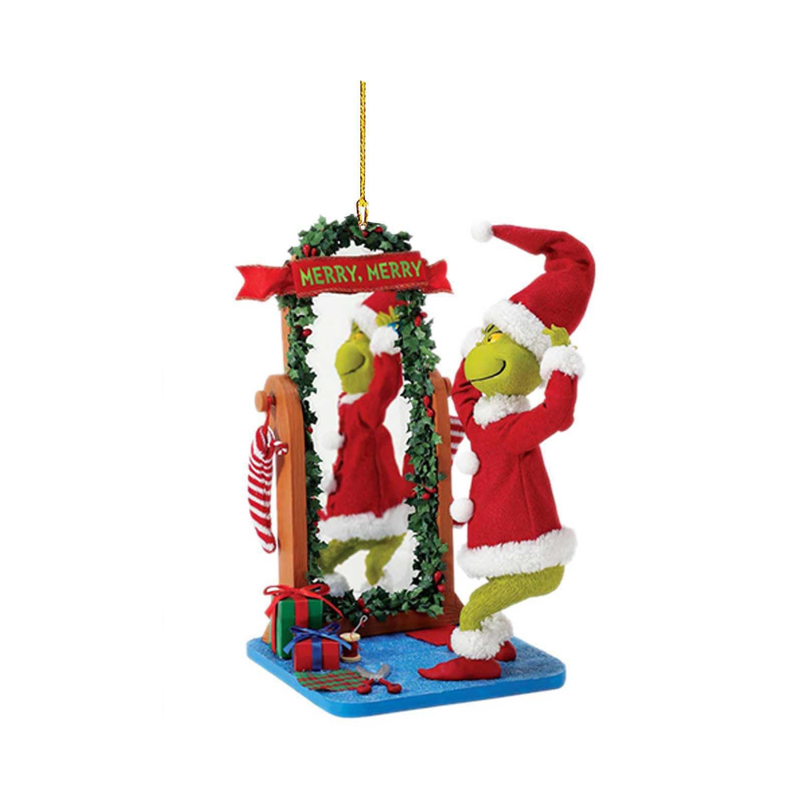 DJKDJL The Grinch Hanging Decor, Theme-driven Winter Handing Pendant ...