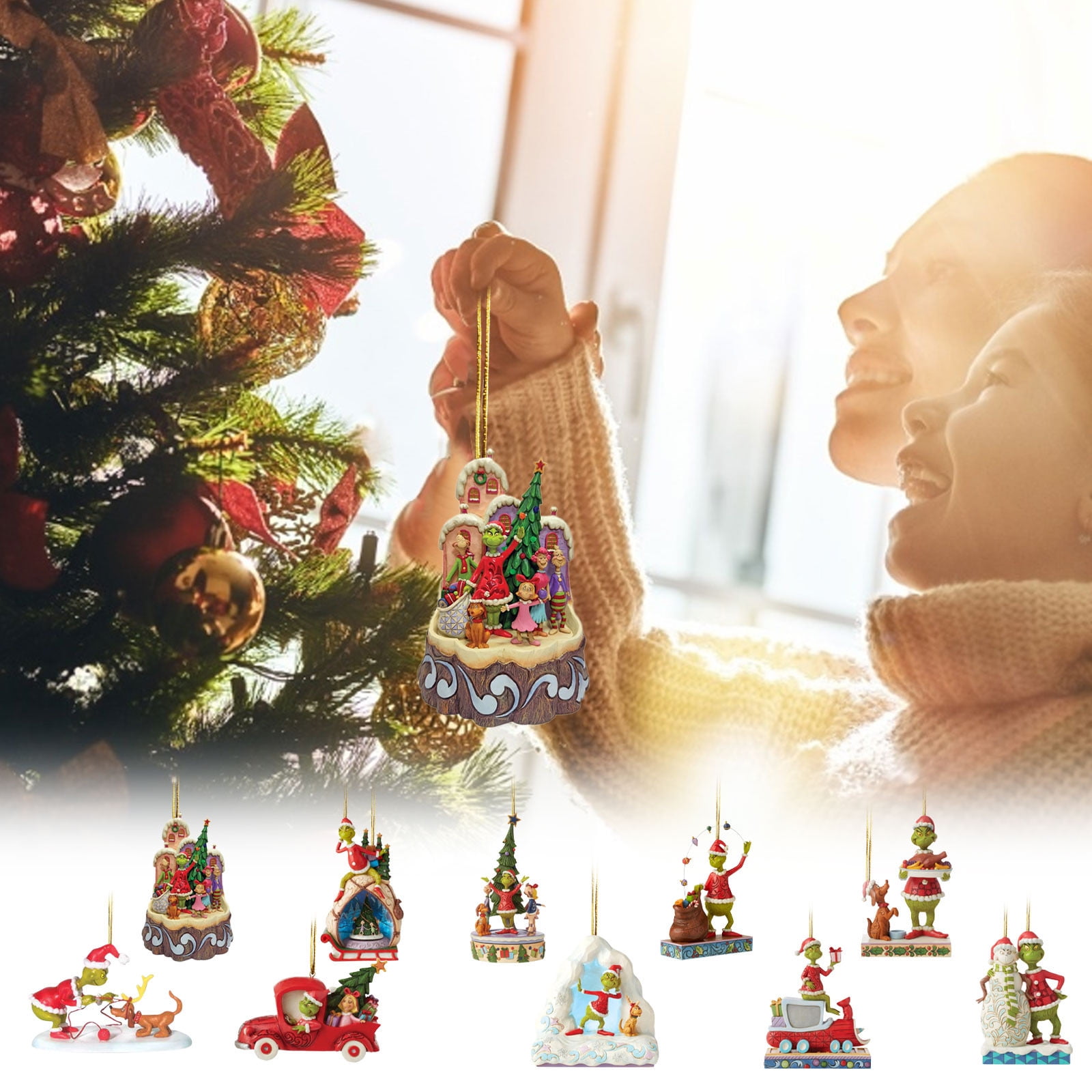 DJKDJL The Grinch Plushies Indoor Decor, Theme-driven Green Monster ...