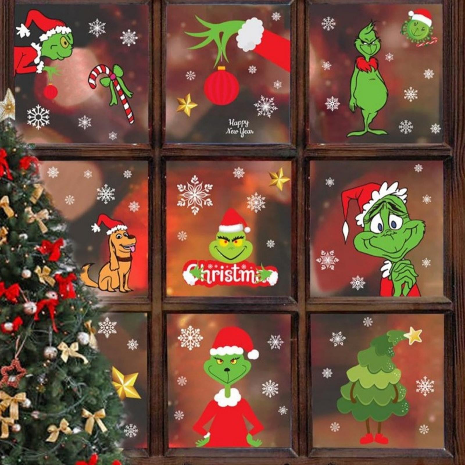 DJKDJL 16 Pcs Movie MerchChristmas Snowflake Window Adsorption Film ...