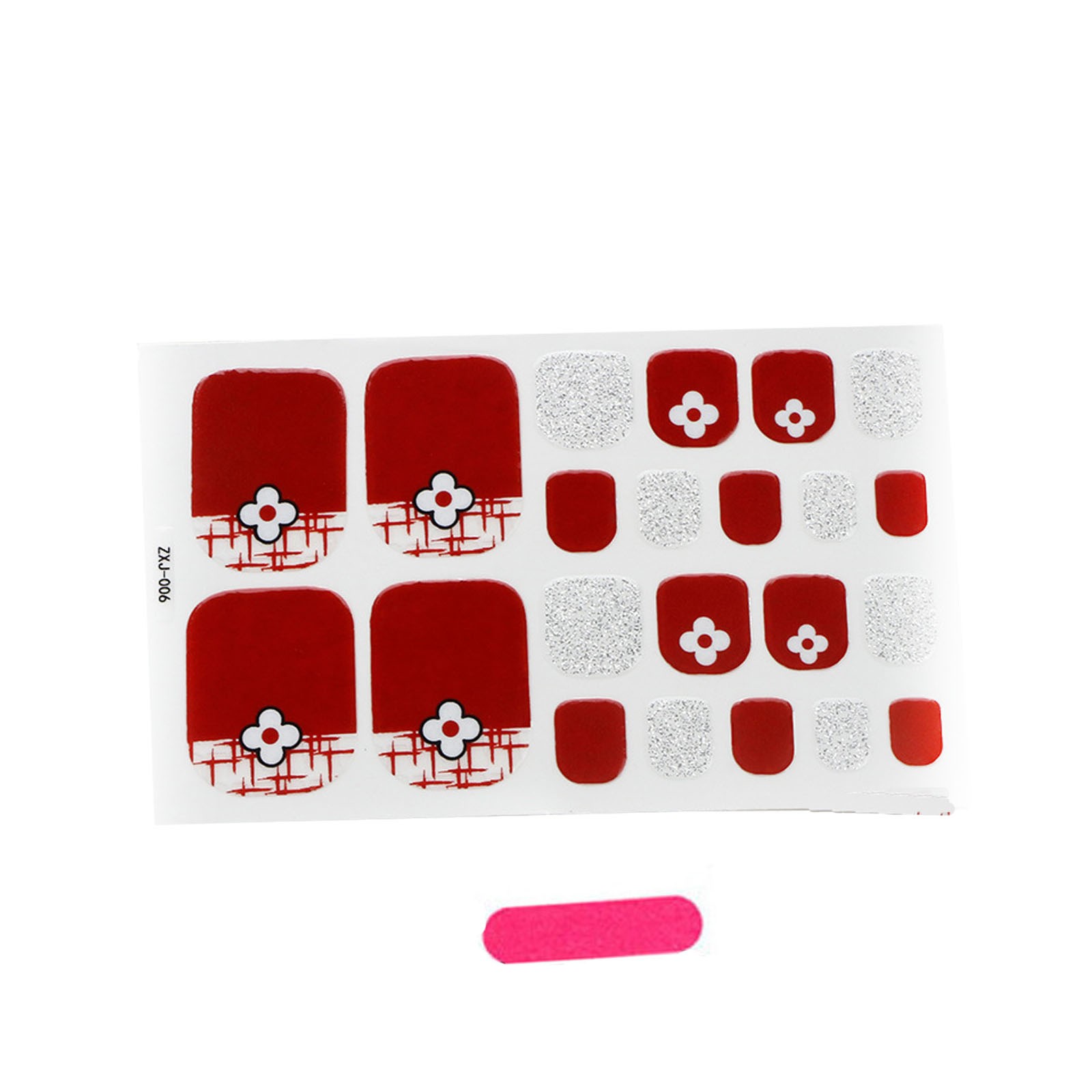 DJKDJL Toenail Sticker - Full Cover Nails Sticker, Waterproof Nail Art ...