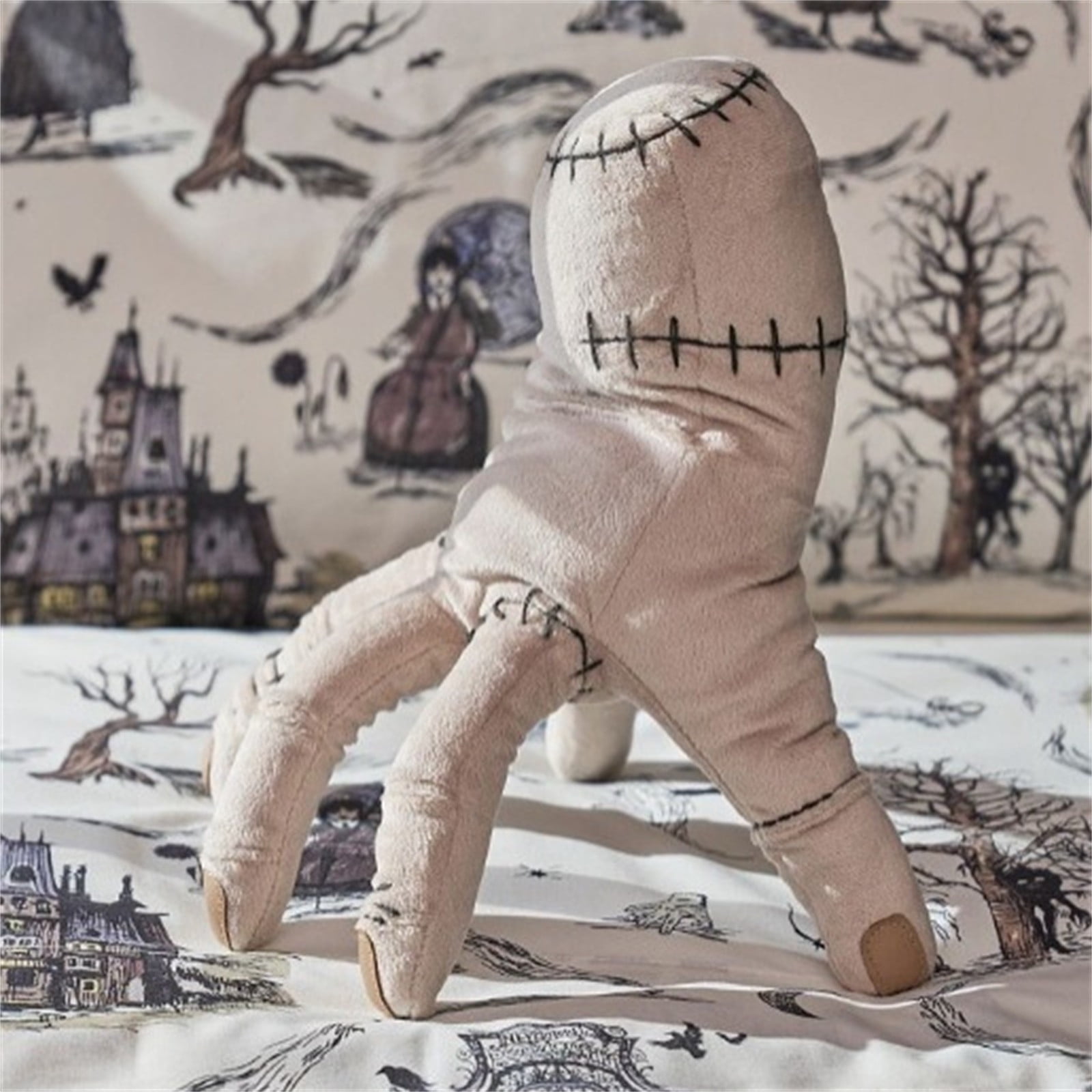 DJKDJL Cozy Thing Hand Addams Family Plushies, 11.8 In Wednesday Addams ...