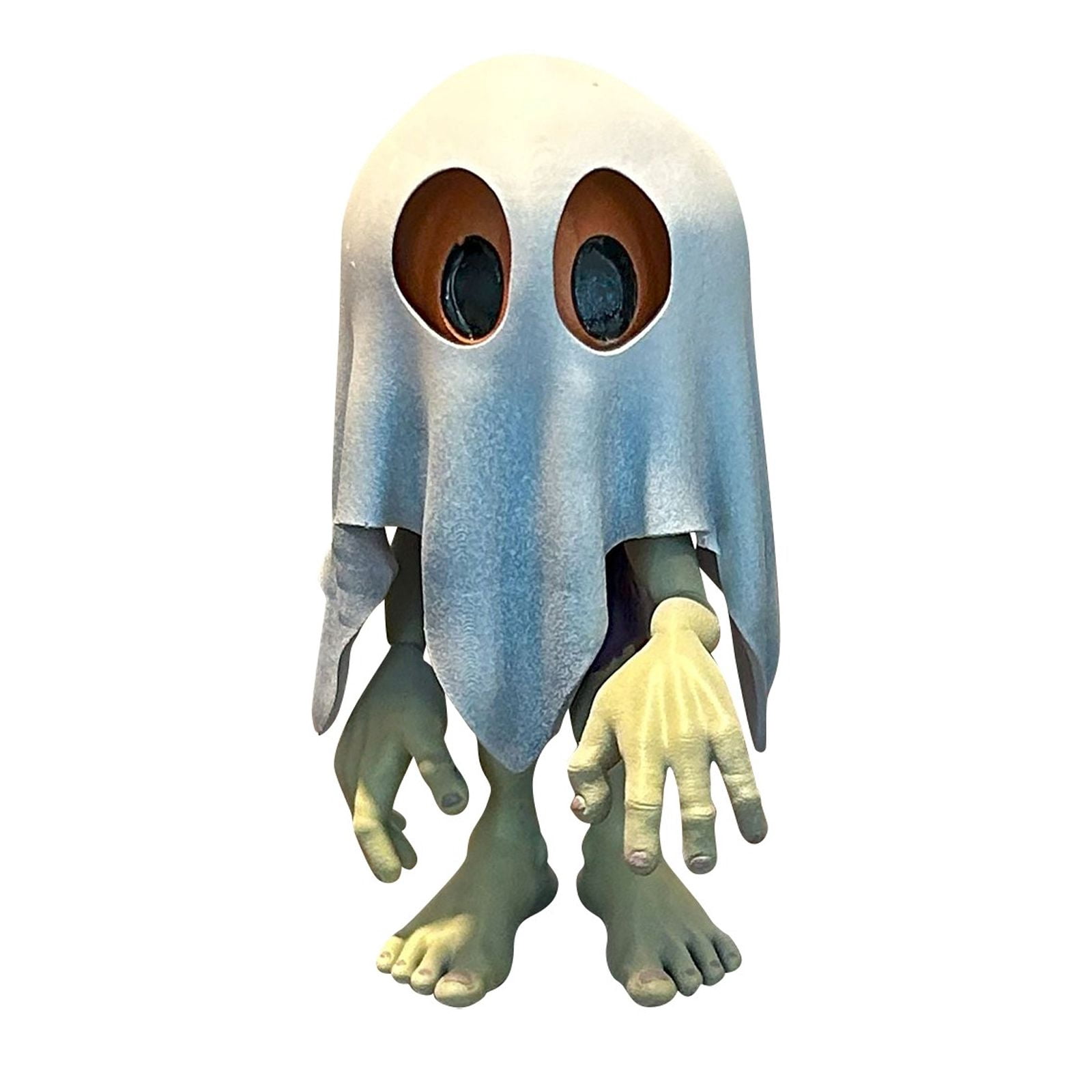 DJKDJL Spooky Mini Action Figures Little Ghost Statue Haunted House ...
