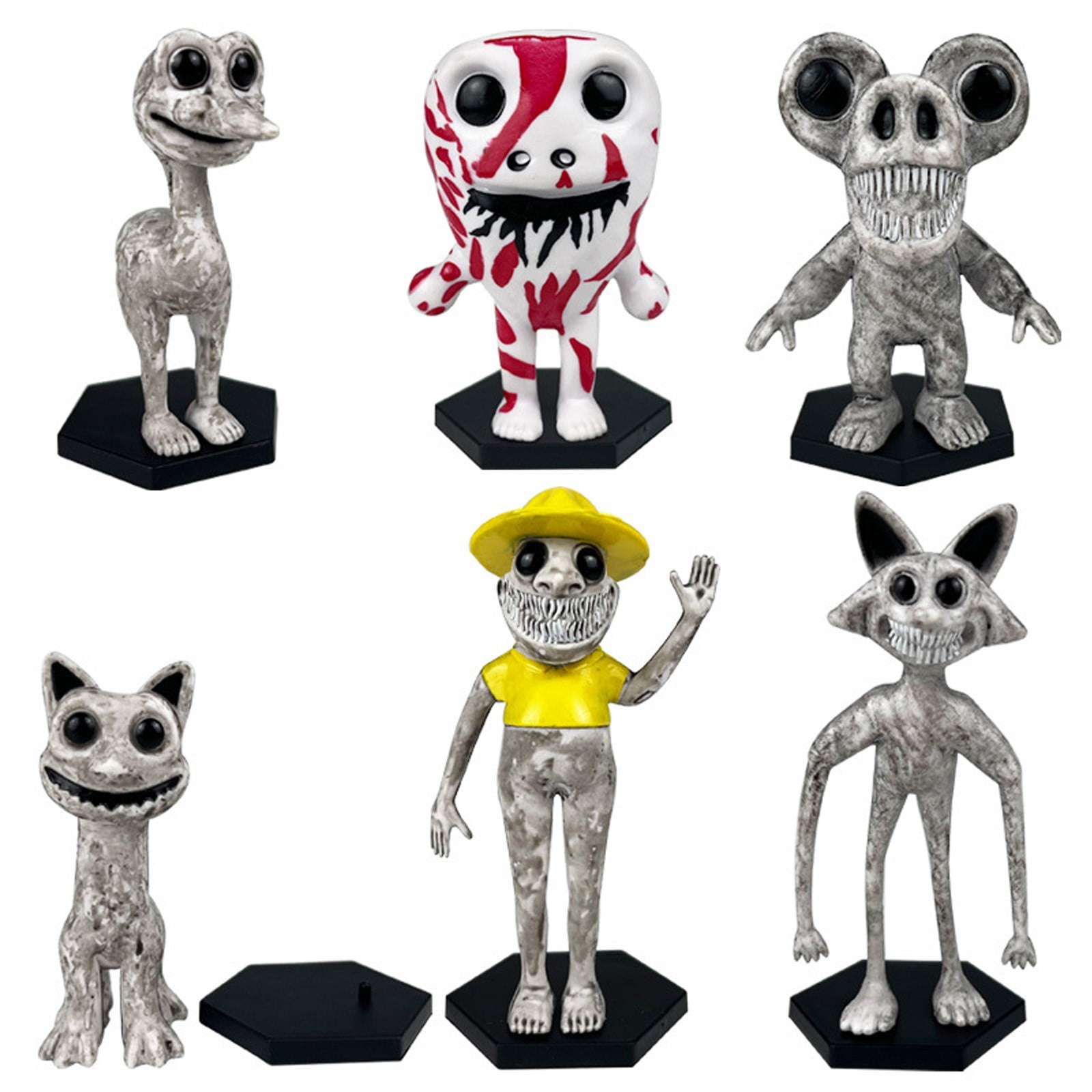 DJKDJL Zoonomaly Merchandise 6 Pcs Action Figures 3-4 In Unique Game ...
