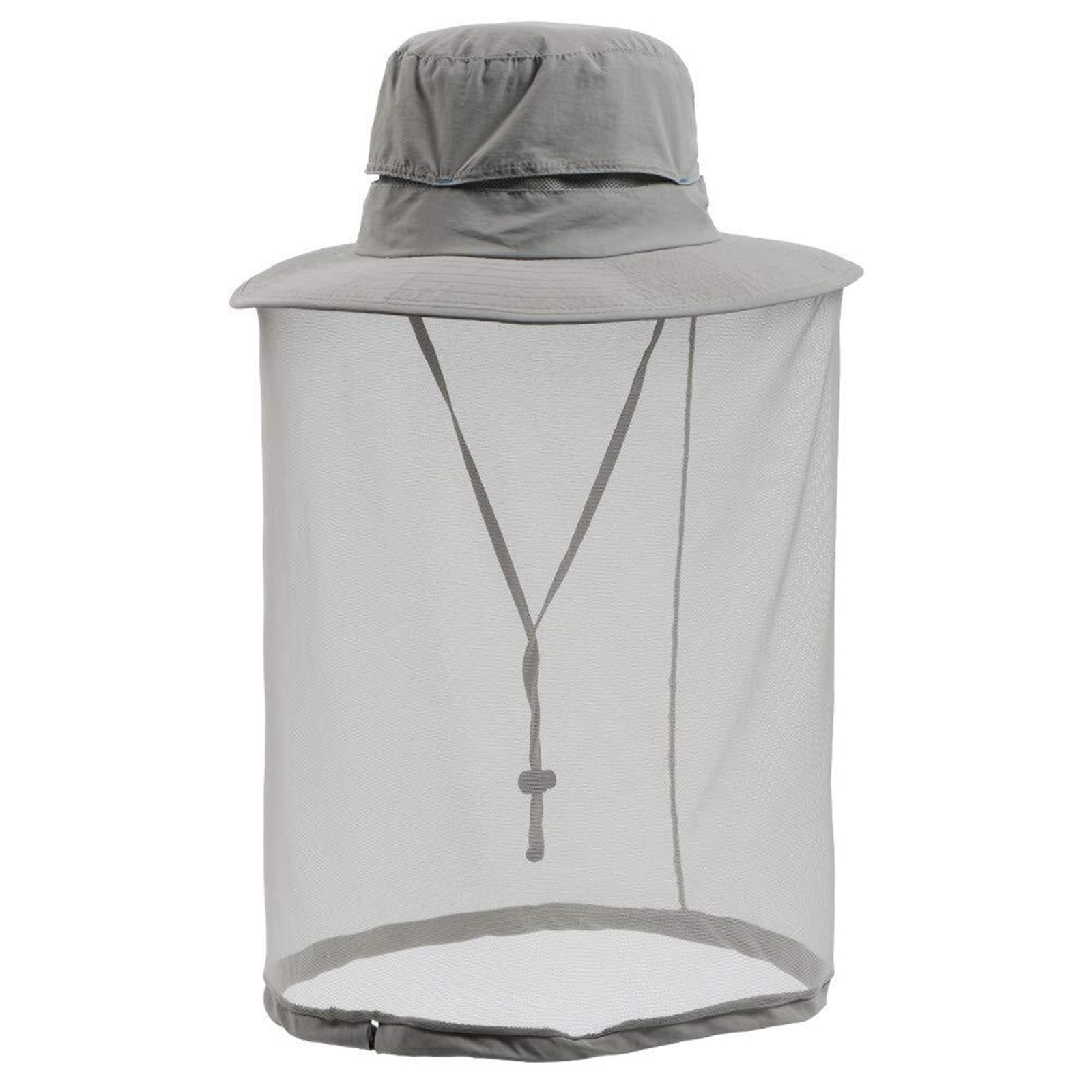 DJM Net Fly Fishing Hat Summer Sun UV Exploring Men Nylon Bucket Hiking ...