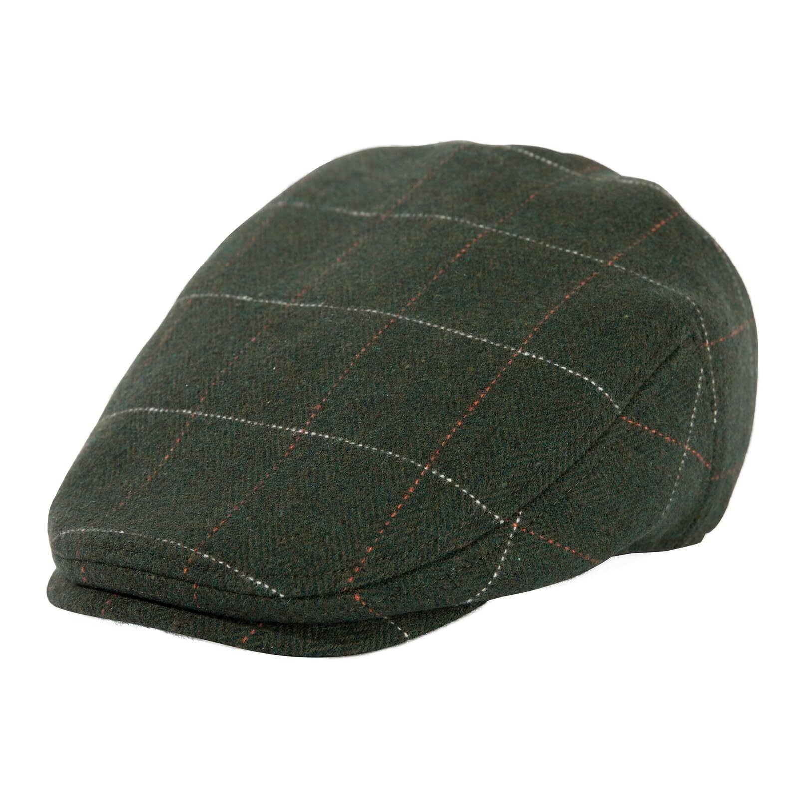 DJM Tweed Flat Ivy Cap for Men Newsboy Hats for Big Heads Gatsby Driver ...