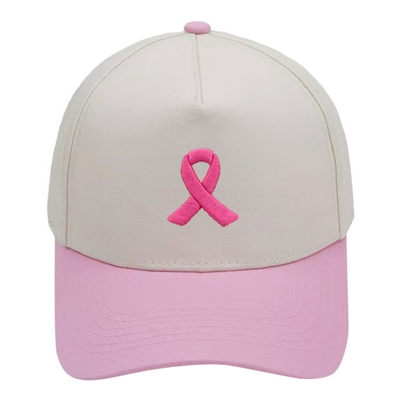 DJN Breast Cancer Awareness Cotton Baseball Cap with 3D Embroidered ...