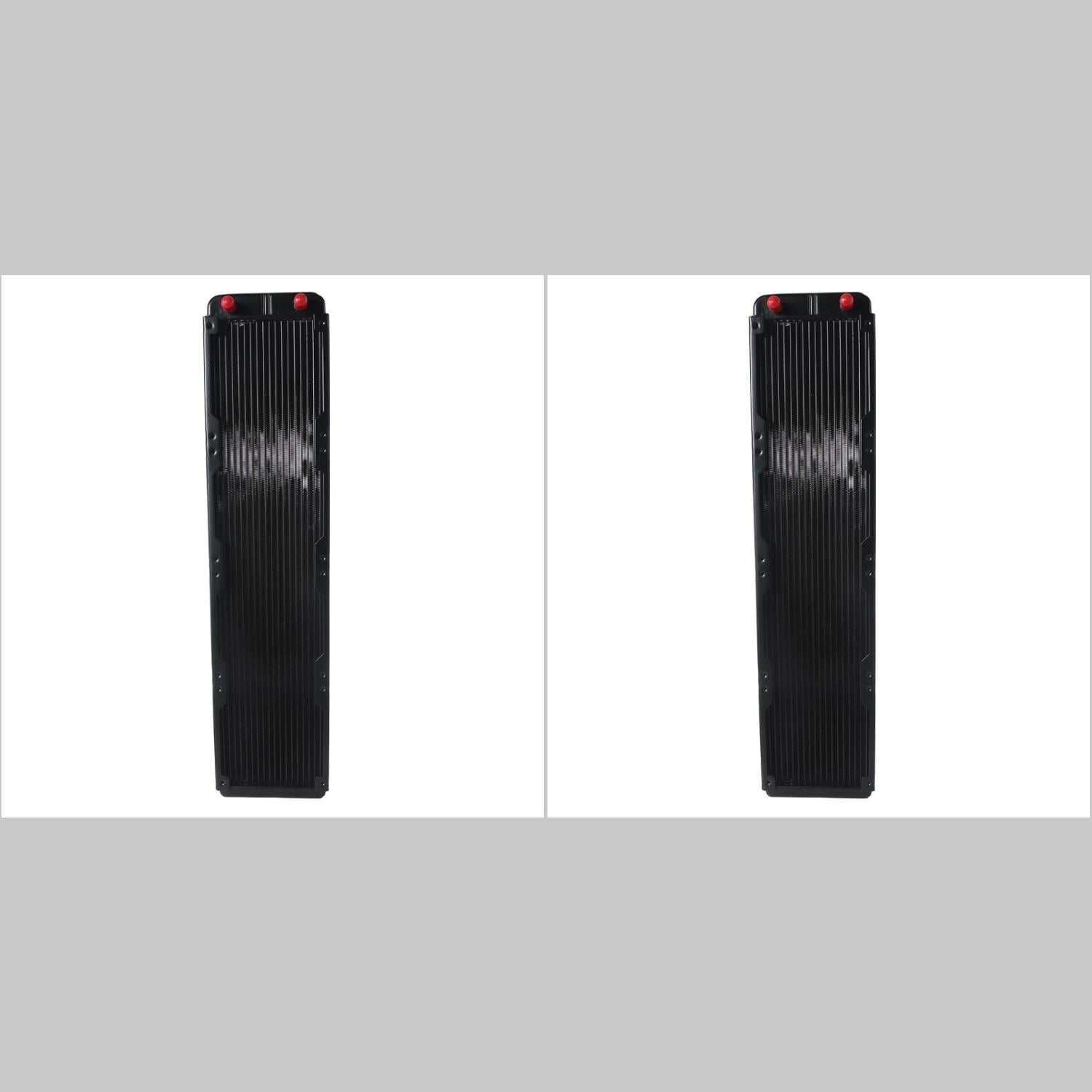 DJNRUI 18 Pipe Aluminum Heat Exchanger Radiator for PC CPU CO2 Water ...