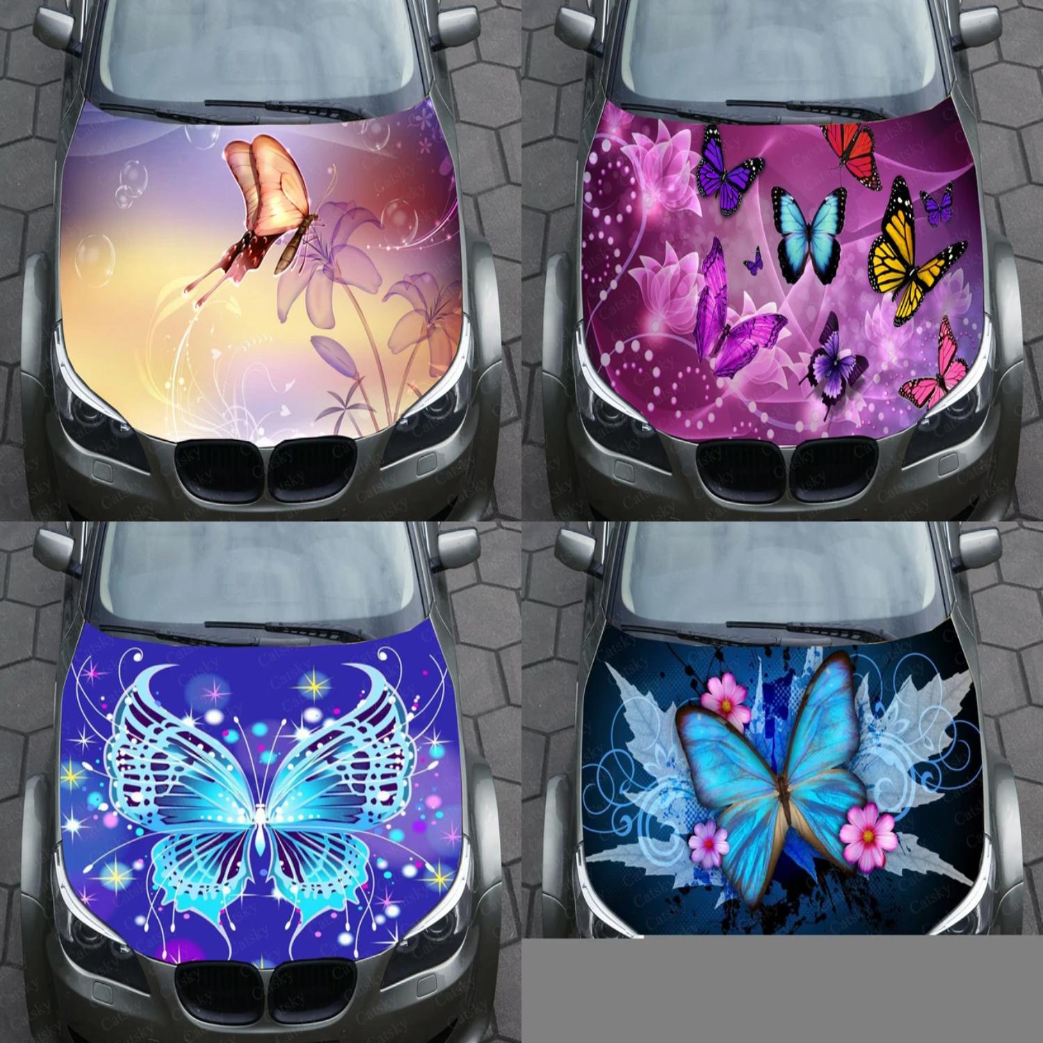DJNRUI Butterflies car stickers Auto decal graphic vinyl decal cover ...