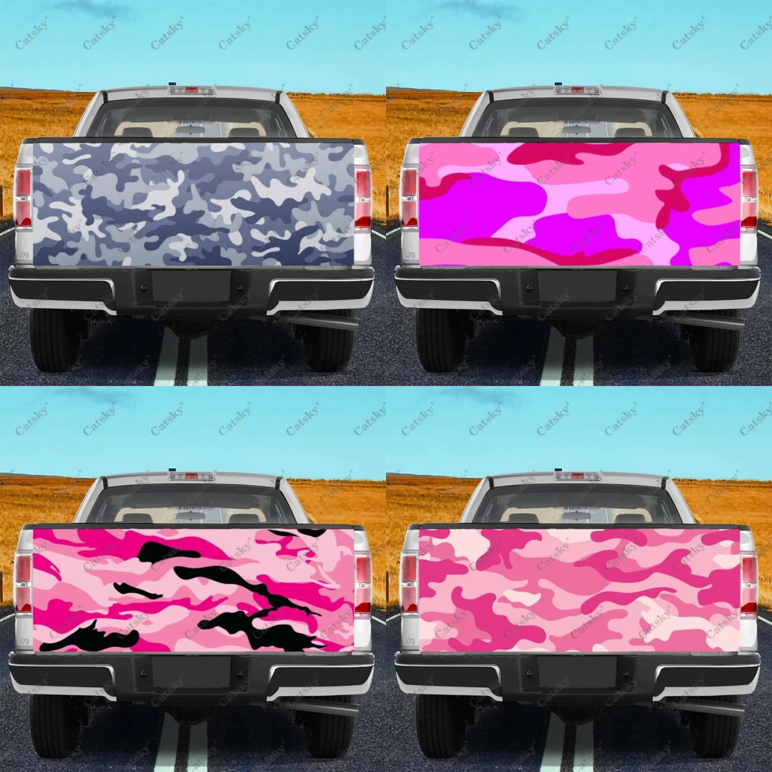 DJNRUI Military camouflage Car Tail Trunk Protect Vinly Wrap Sticker ...