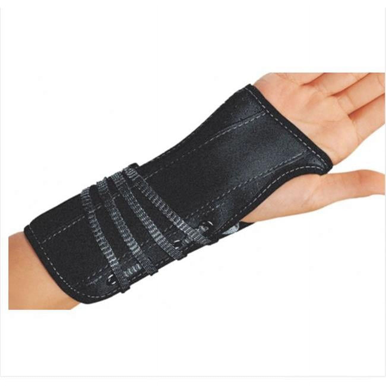 DJO 72173000 Wrist Splint Cinch-Lock Suede & Flannel Left Hand, Black ...