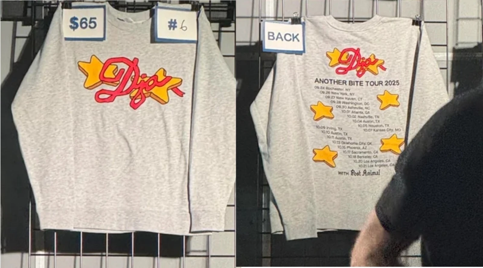 DJO Another Bite Tour 2025 All Thing Go NYC Merch Crewneck - Walmart.com