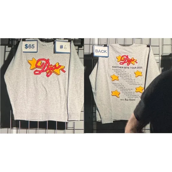 DJO Another Bite Tour 2025 All Thing Go NYC Merch Crewneck - Walmart.com
