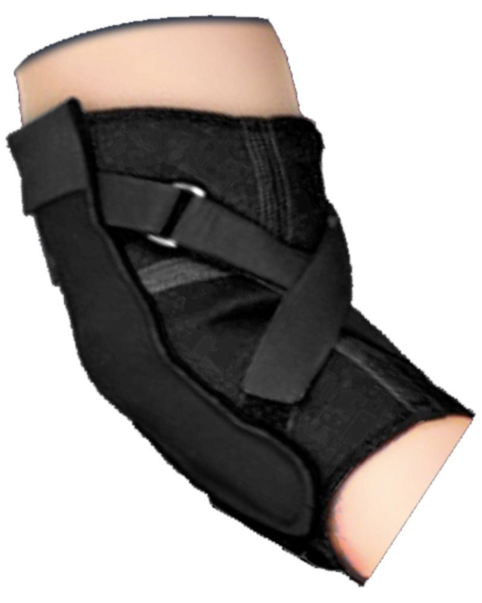 DJO Bell-Horn Black Hinged Elbow Hyperextension Prevention Brace Large ...