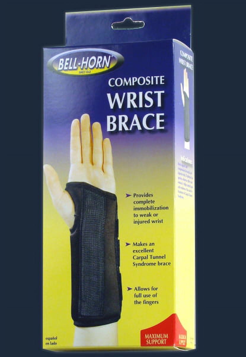 DJO Bell-Horn Composite Wrist Brace Right X-Small(up to 5.5" Wrist Circ ...