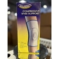 DJO Bell-Horn Compressive Viscoelastic Insert Knee Support White - XL ...