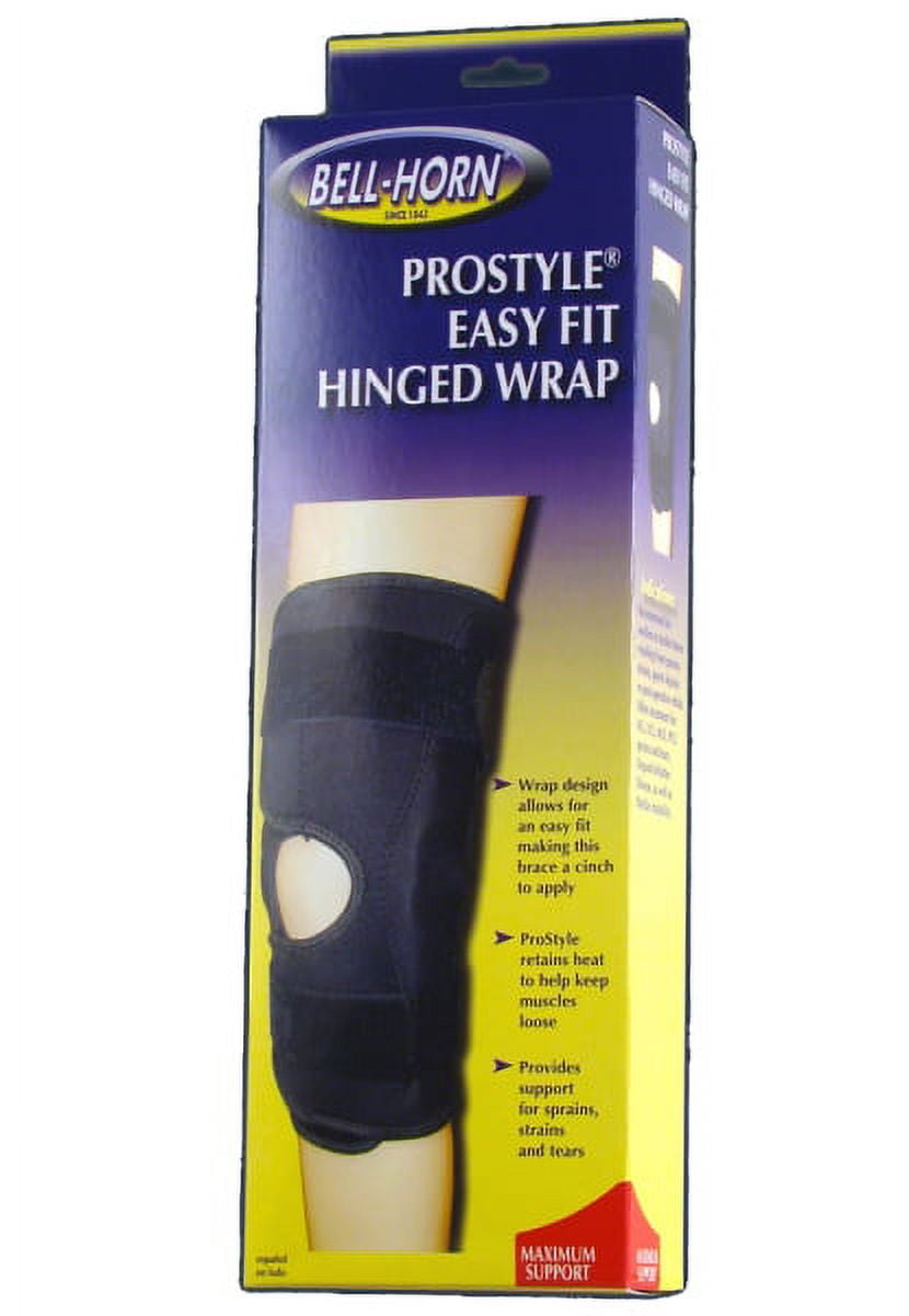 DJO Bell-Horn Pro-Style EZ Fit Hinged Knee Wrap Large -Treats ACL, LCL ...