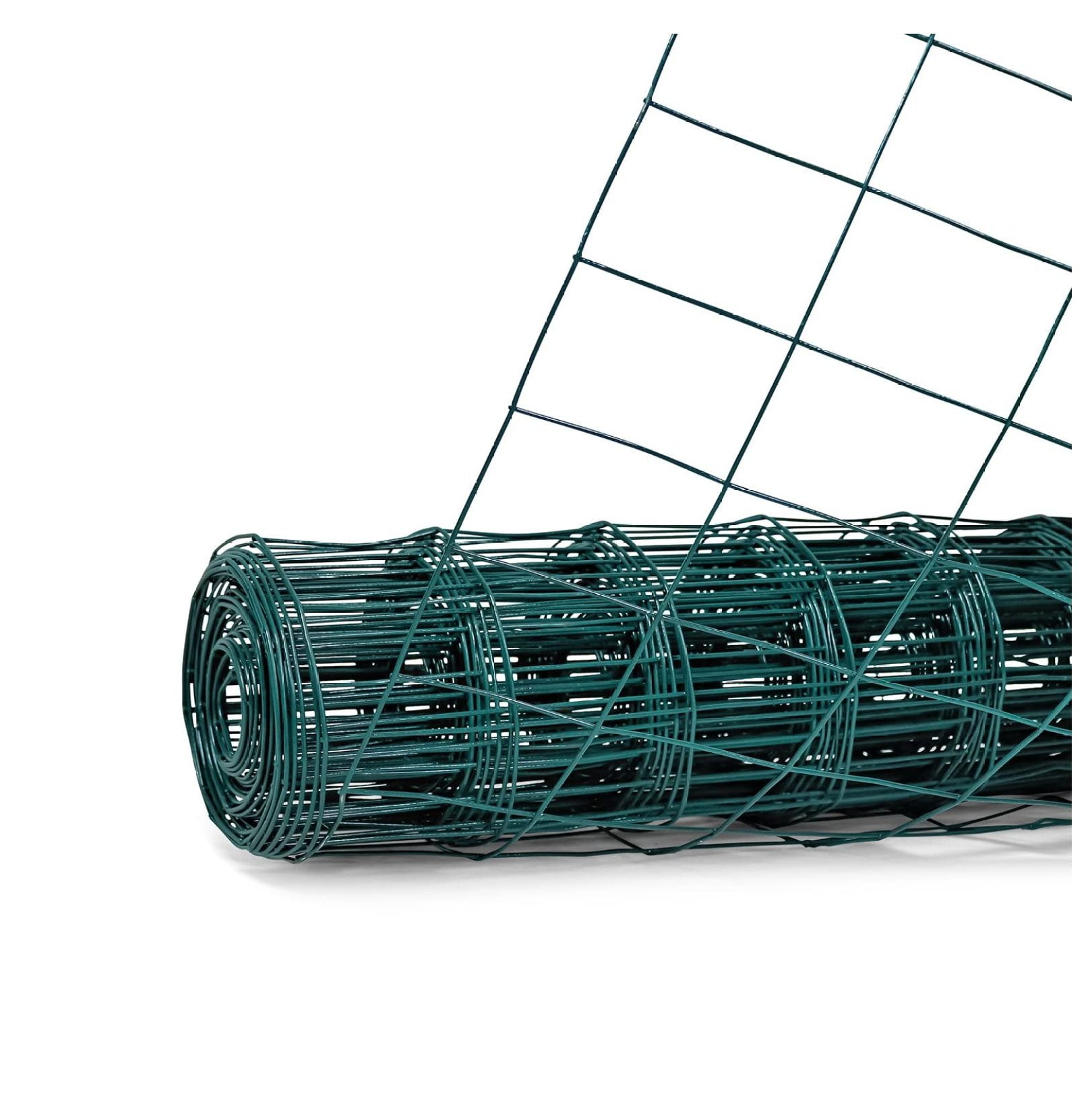 DJWCB 16 Gauge Green Vinyl Coated Welded Wire Mesh Size 2 inch X 3 inch ...