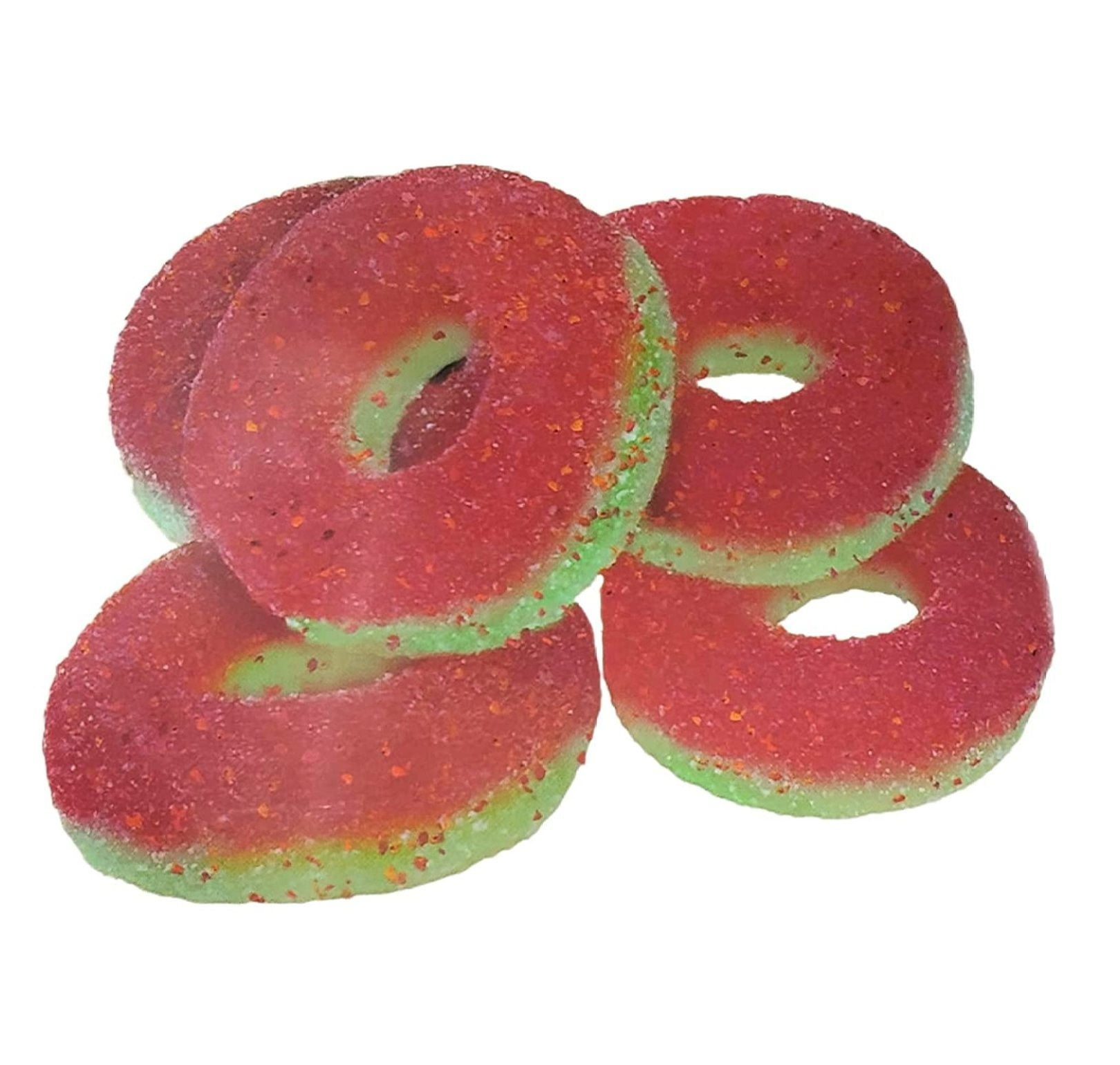 DJWCB Tajin Watermelon Rings Chili & Lime Seasoned Gummy Candy Snack ...