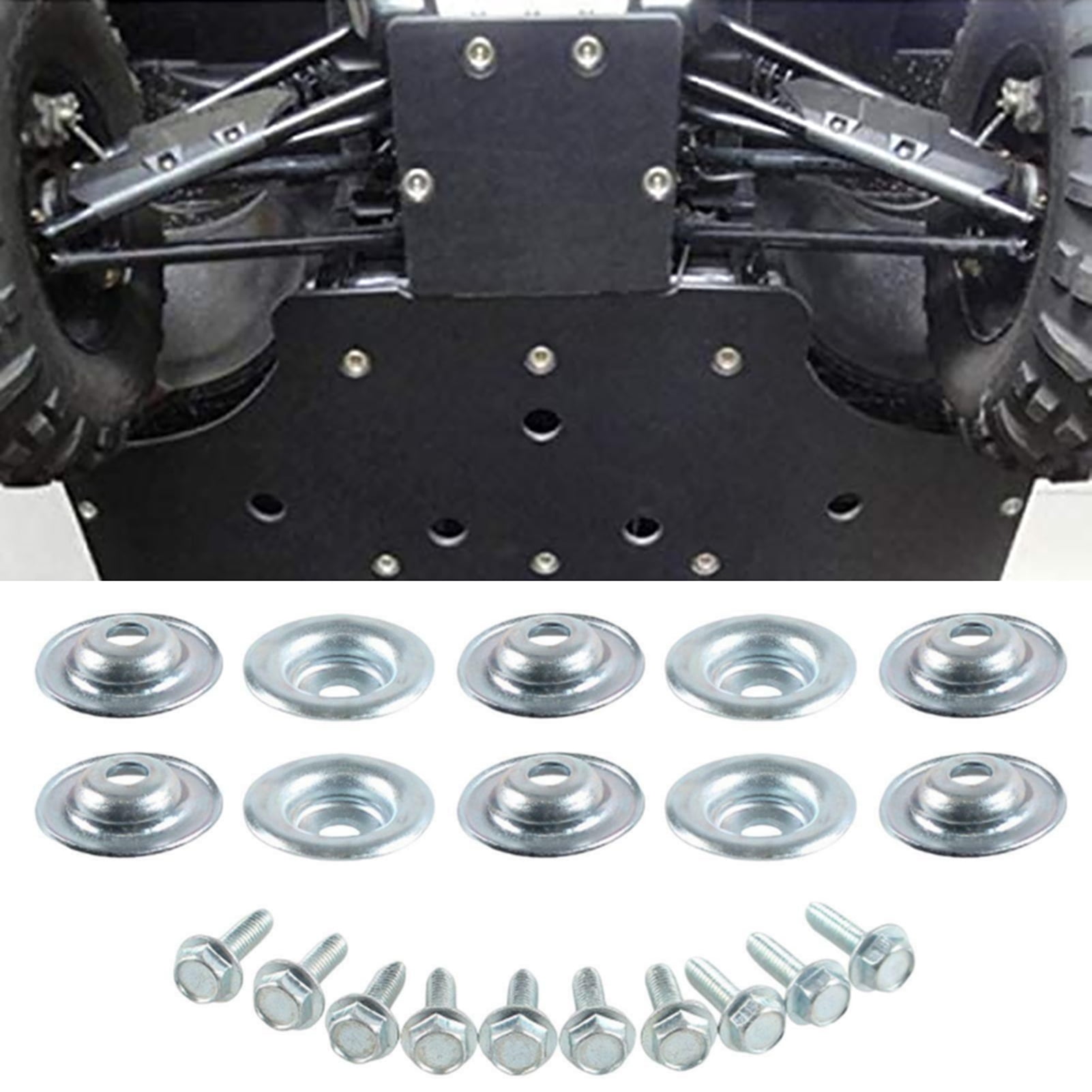 DJZ 20Pcs/Set Skid Plate Washer Easy Installation Rust-proof Car ...