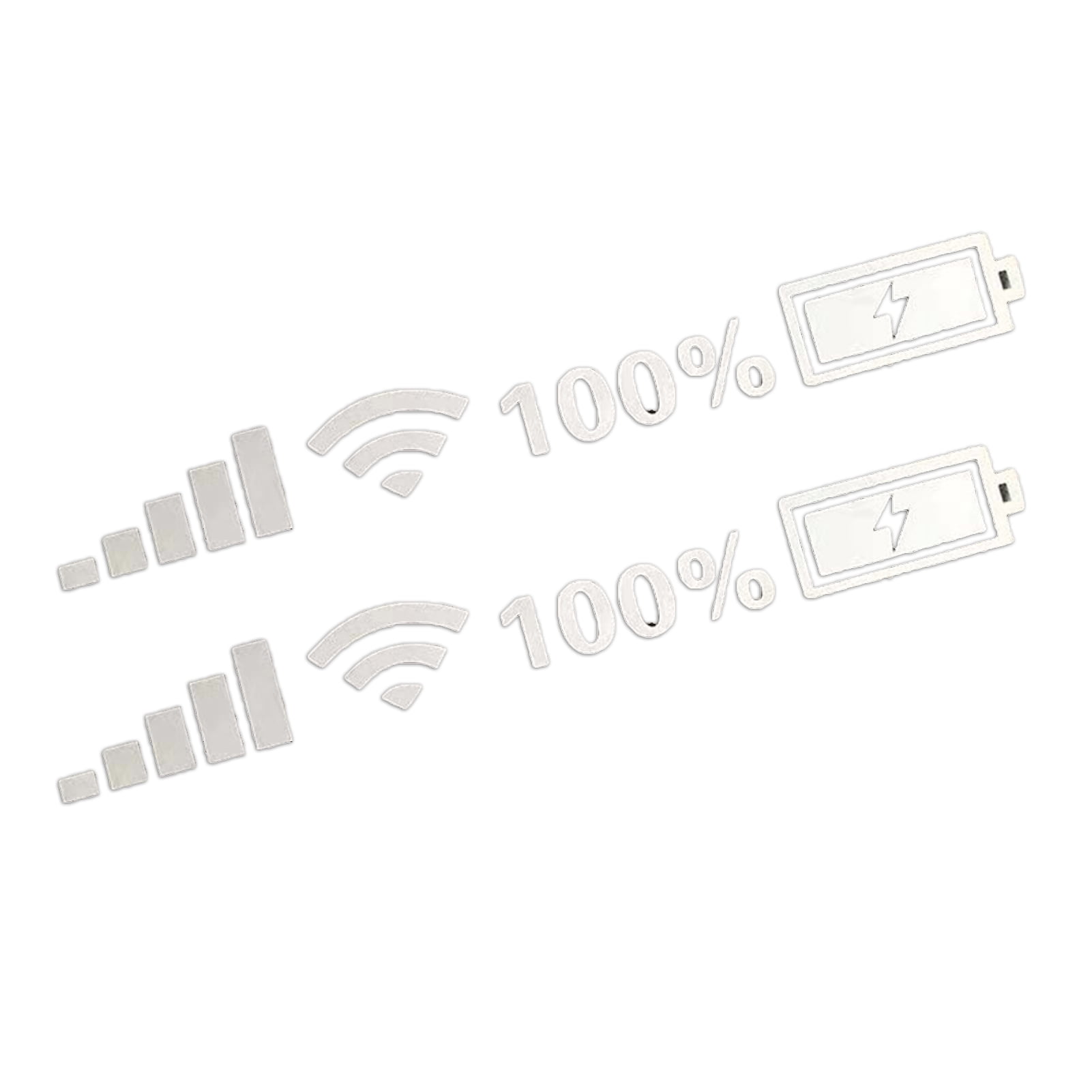 DJZ 2Pcs Car Glass Stickers - Eye-Catching Waterproof Decorations ...