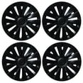 DJZ 4 Pack 19" Wheel Covers Black Hub Caps for Tesla Model Y - Walmart.com