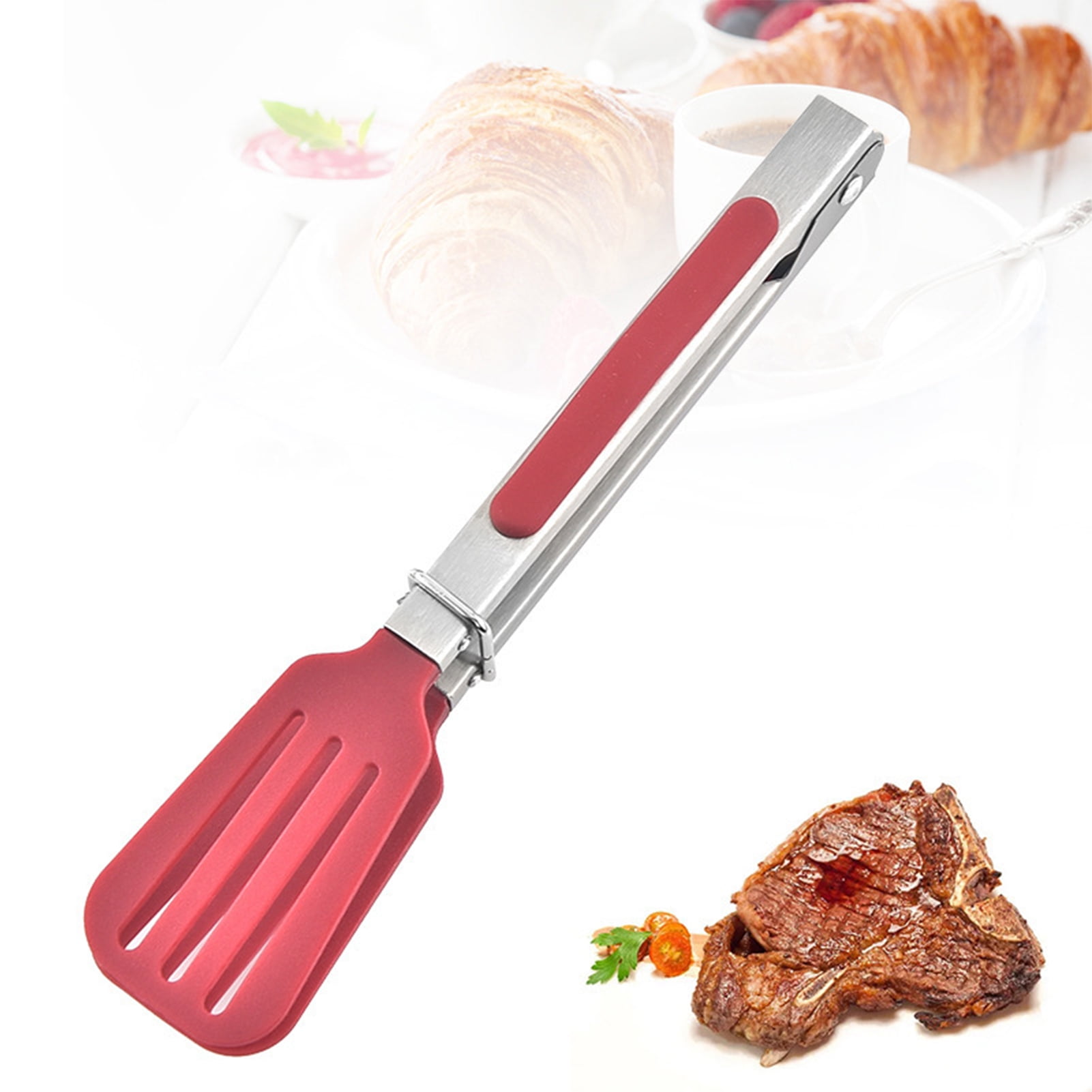 DJZ 7-Inch Food Tong - Multi-purpose Ergonomic Design - Comfortable ...