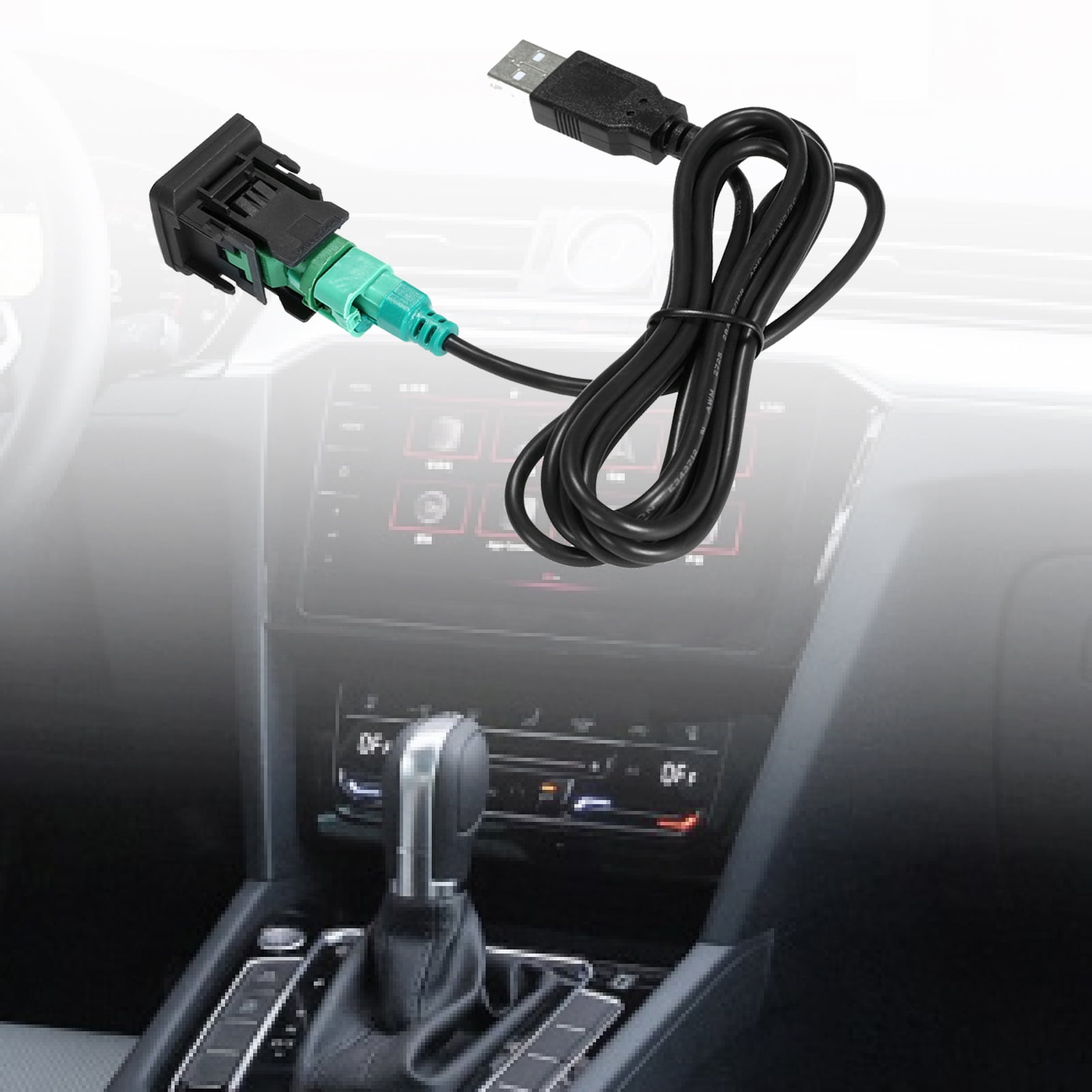 DJZ Audio Cable Adapter Universal Plug Play USB 130cm CD Audio Cable ...