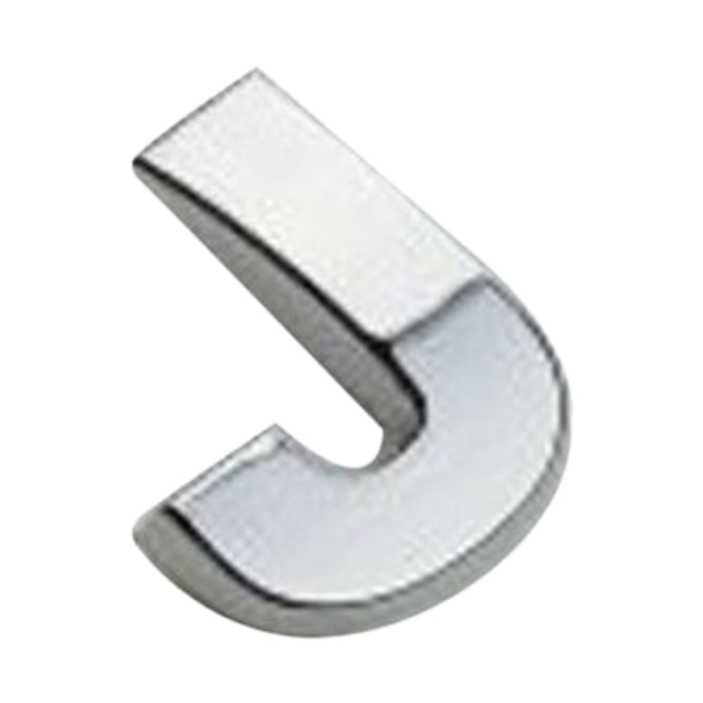 DJZ Car Badge Sticker – Number Letter Self-adhesive Emblem Decals ...