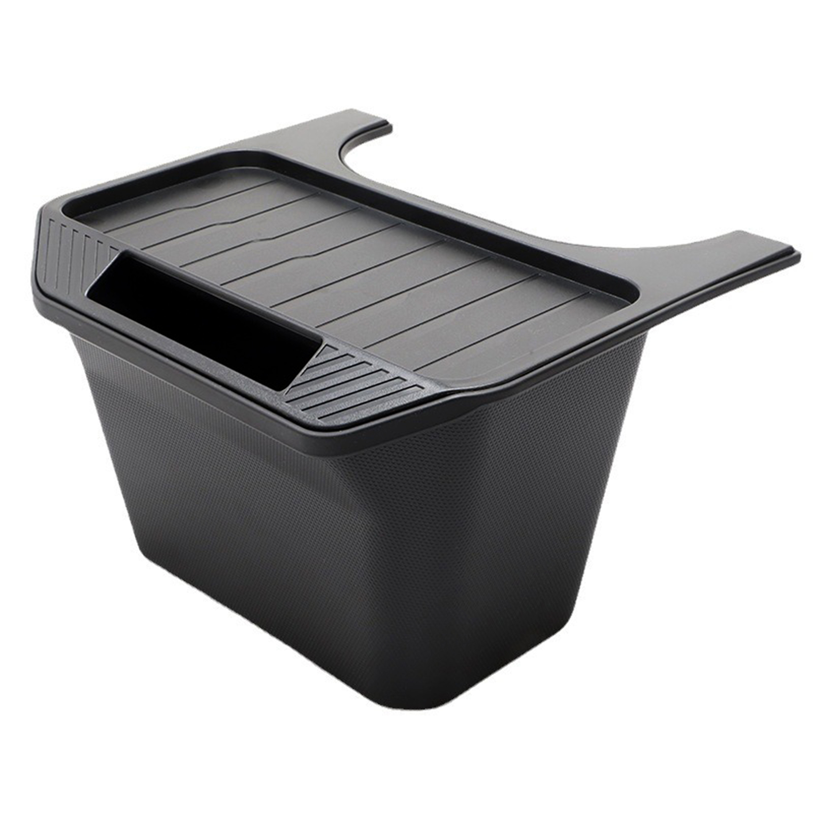 DJZ Car Center Console Organizer with Lid - Large Capacity - Seamless ...