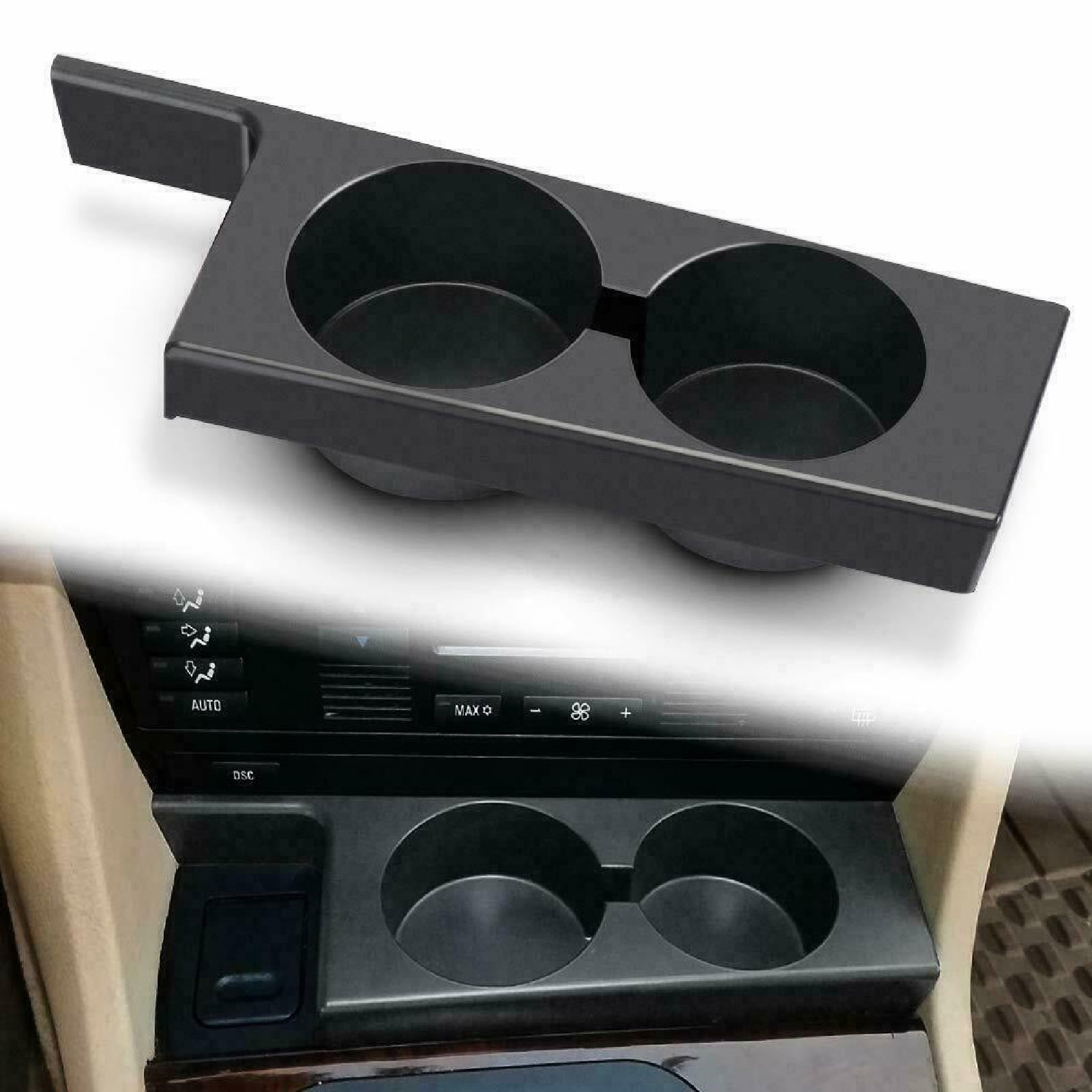 DJZ Car Cup Holder for BMW 5 Series M5 E39 97-03 - Modified Parts Black ...