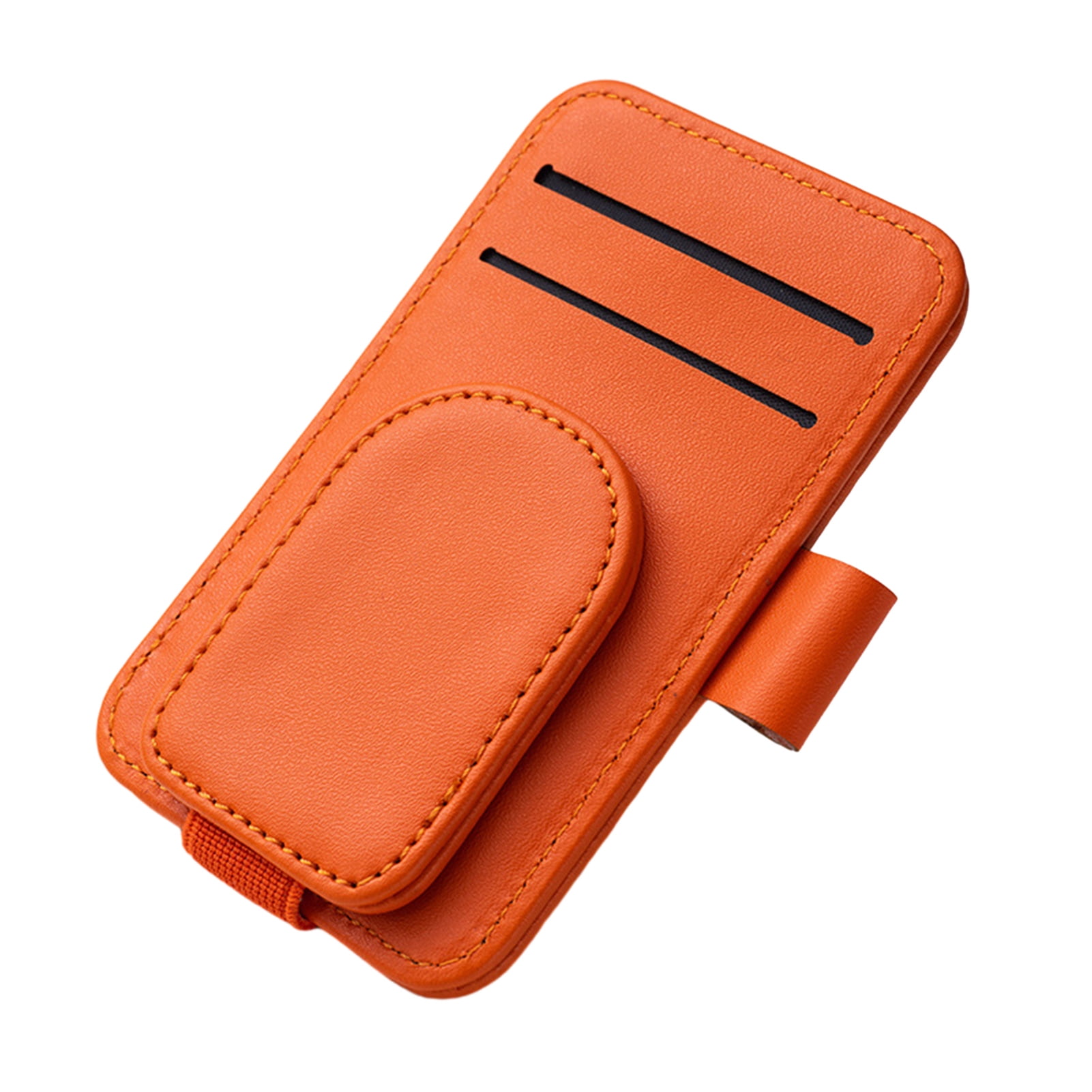 DJZ Car Visor Sunglass Holder - Magnetic Clip - Faux Leather ...