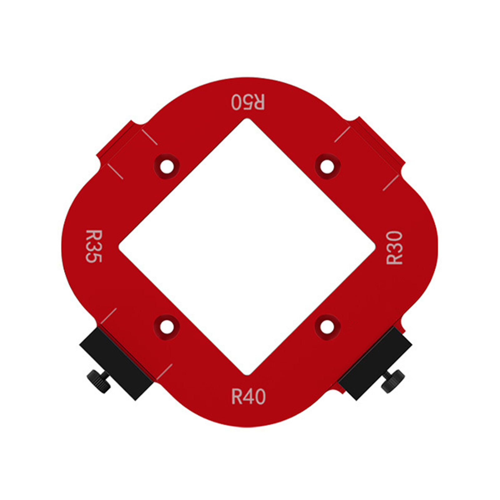 DJZ Corner Radius Routing Templates - 1/2 Pcs, R10-R50, Aluminum Alloy ...